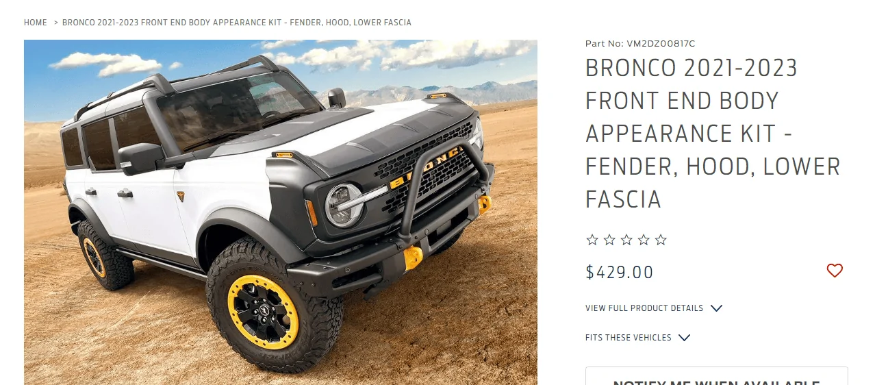 Has anyone removed the "body appearance kit" from a Bronco yet ...