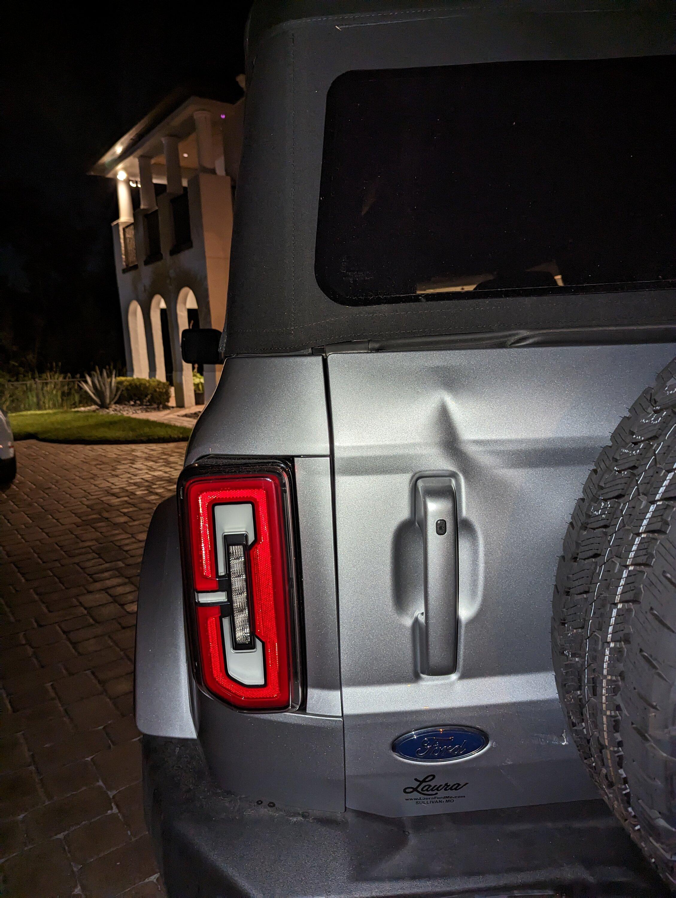 Update: Totaled. Rear Ended Hard. Frame Bent Photos | Bronco6G - 2021 ...