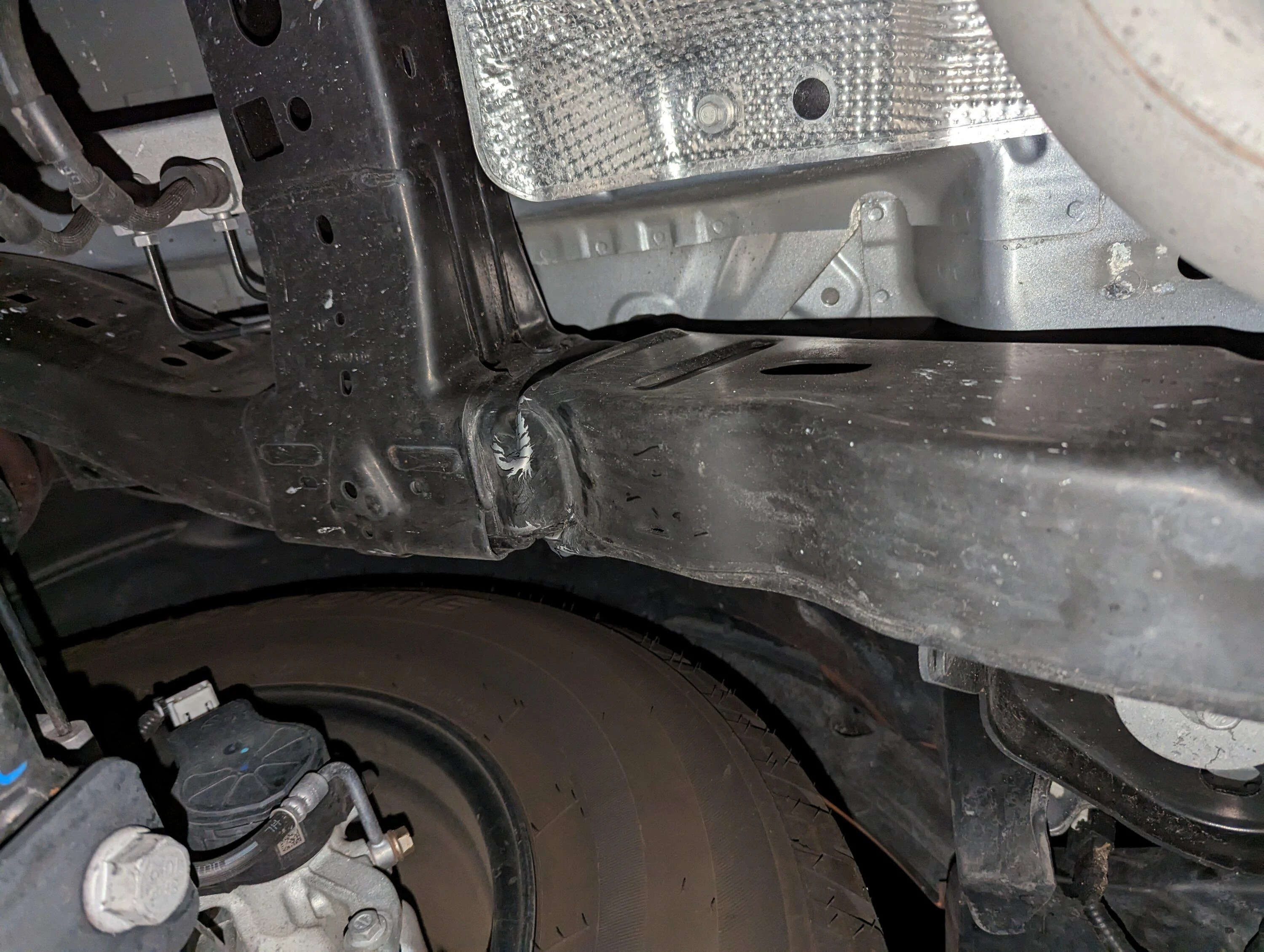 Update: Totaled. Rear Ended Hard. Frame Bent Photos | Bronco6G - 2021 ...