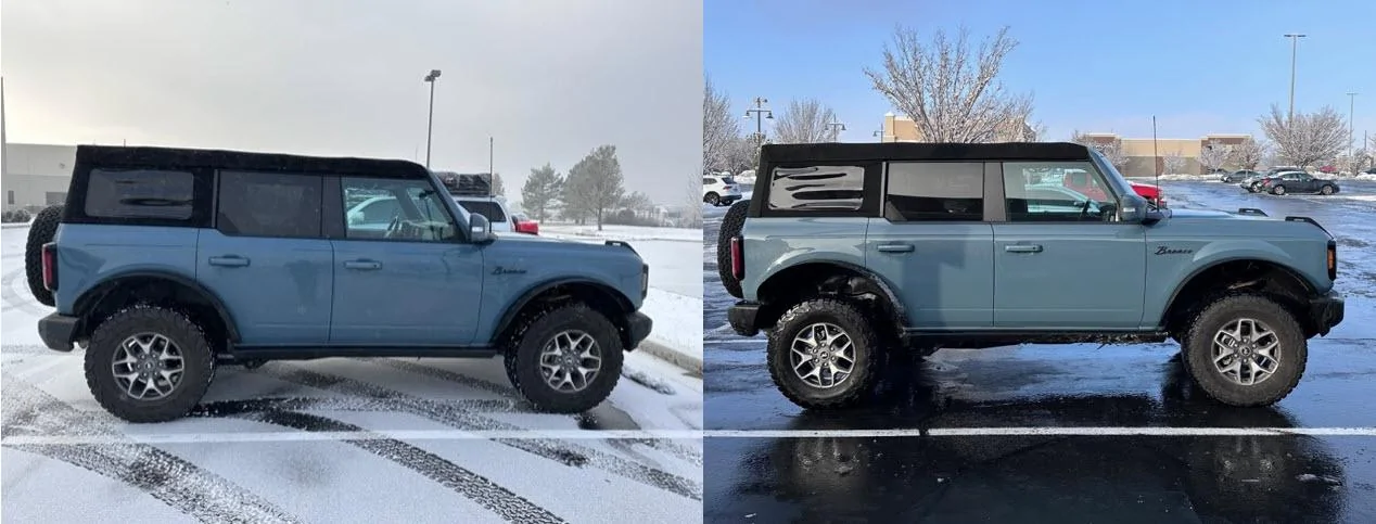 Ford Performance 2" Lift Kit Coilovers for non-SAS Bronco Installed ...