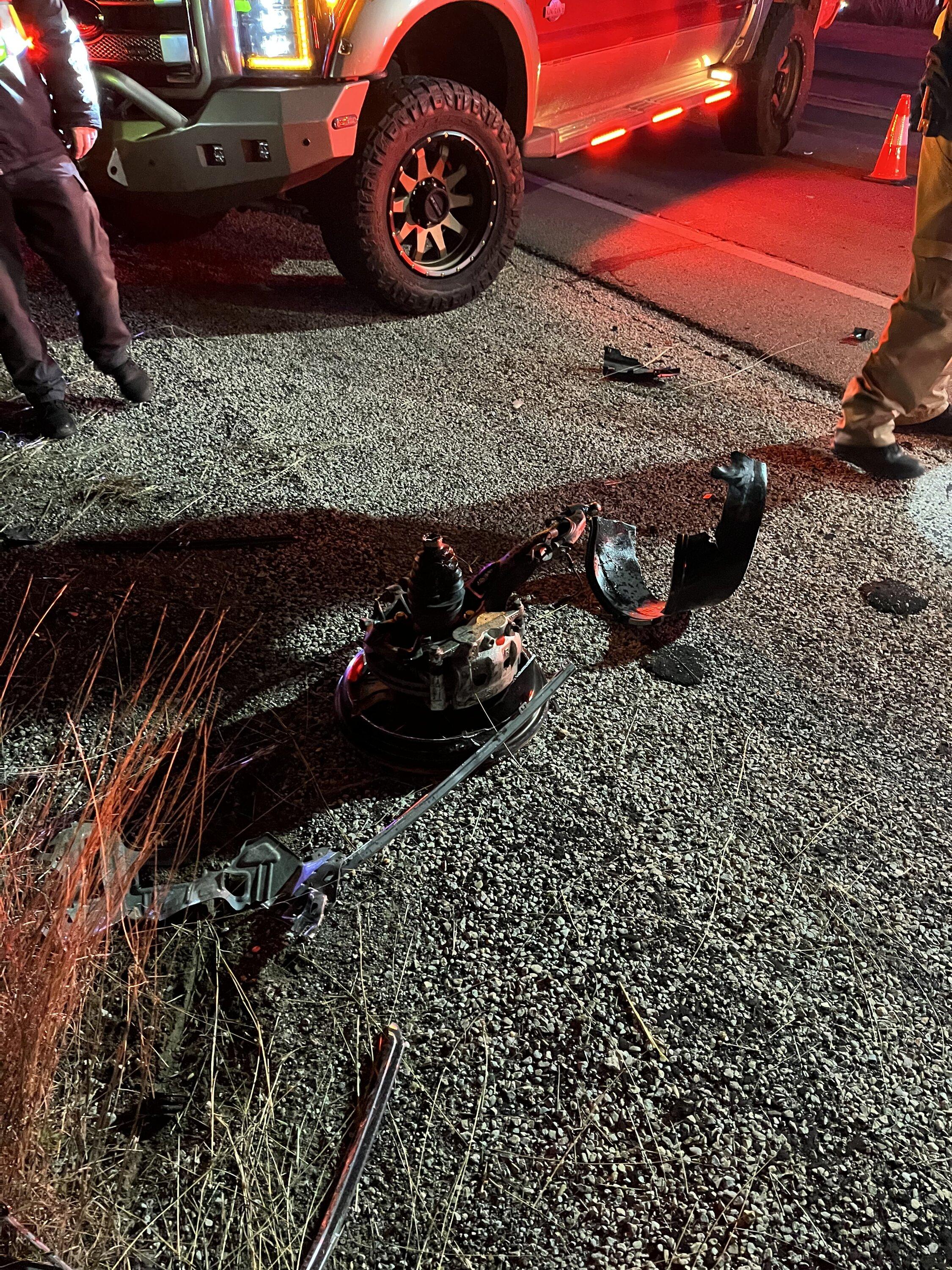 Head on collision report - we walked away OK from our destroyed Bronco ...