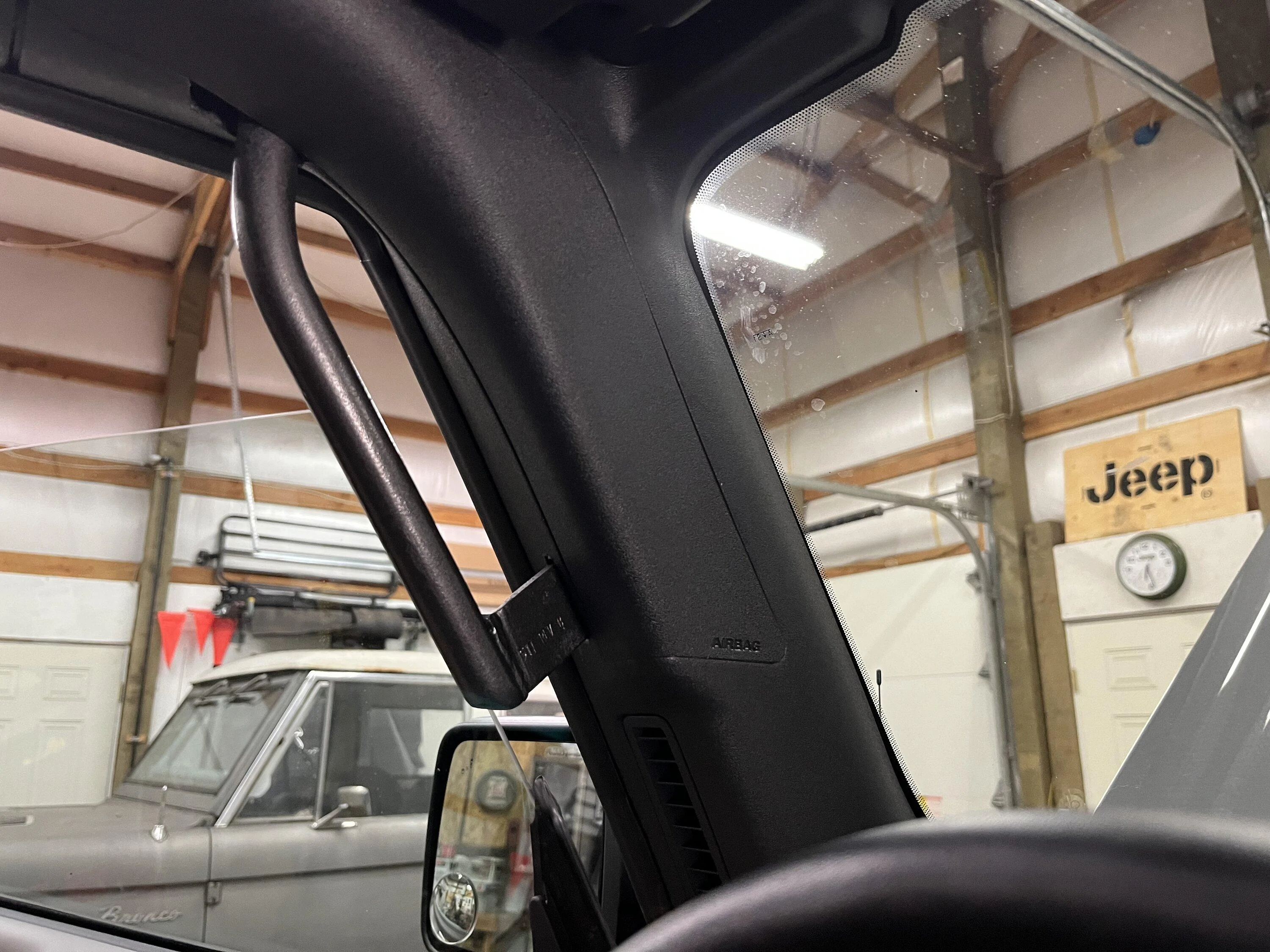 My DIY A-Pillar Grab Handle Install | Bronco6G - 2021+ Ford Bronco ...