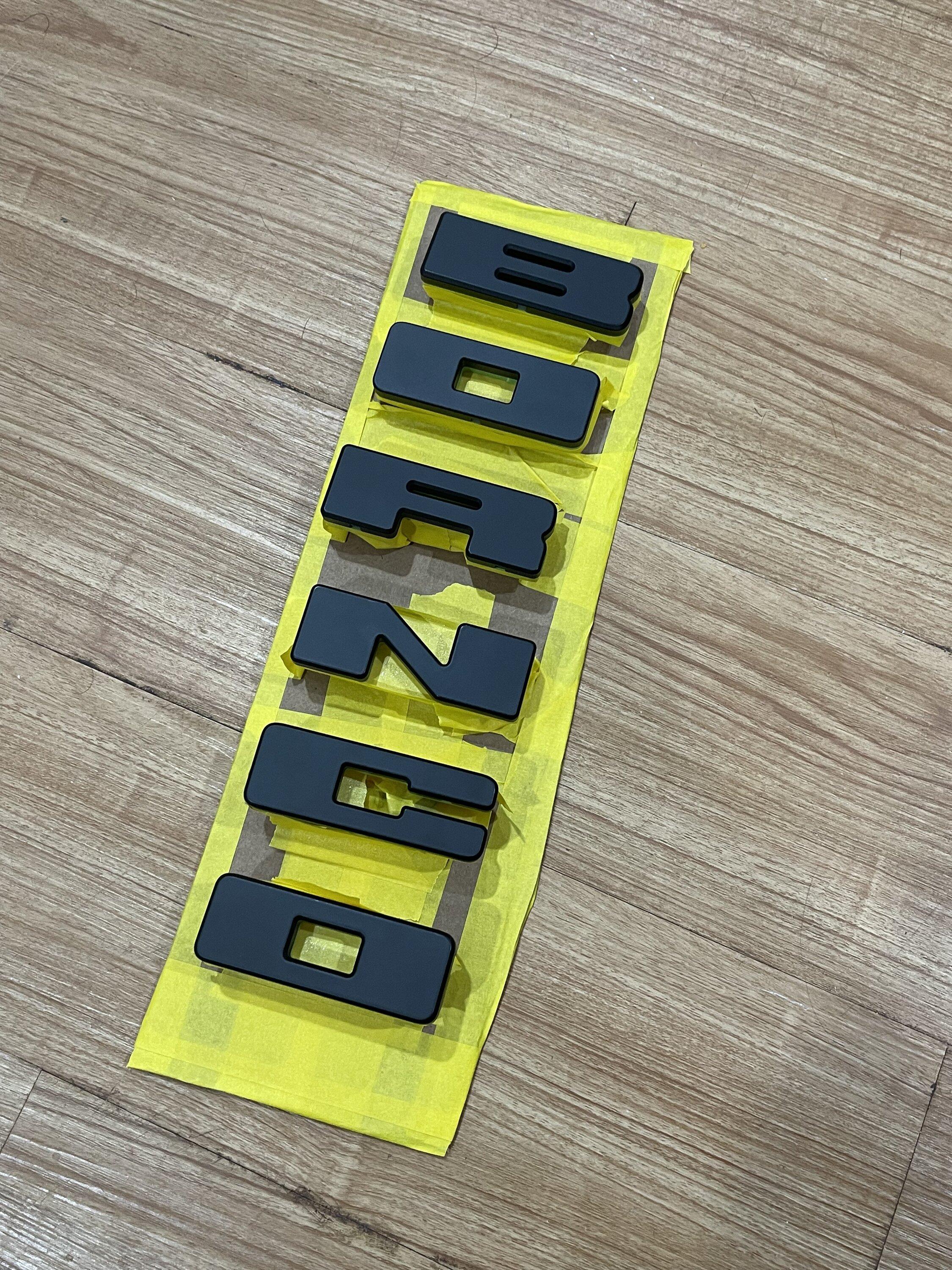 Color Matched Oracle Grill Letters - My DIY | Bronco6G - 2021+ Ford ...