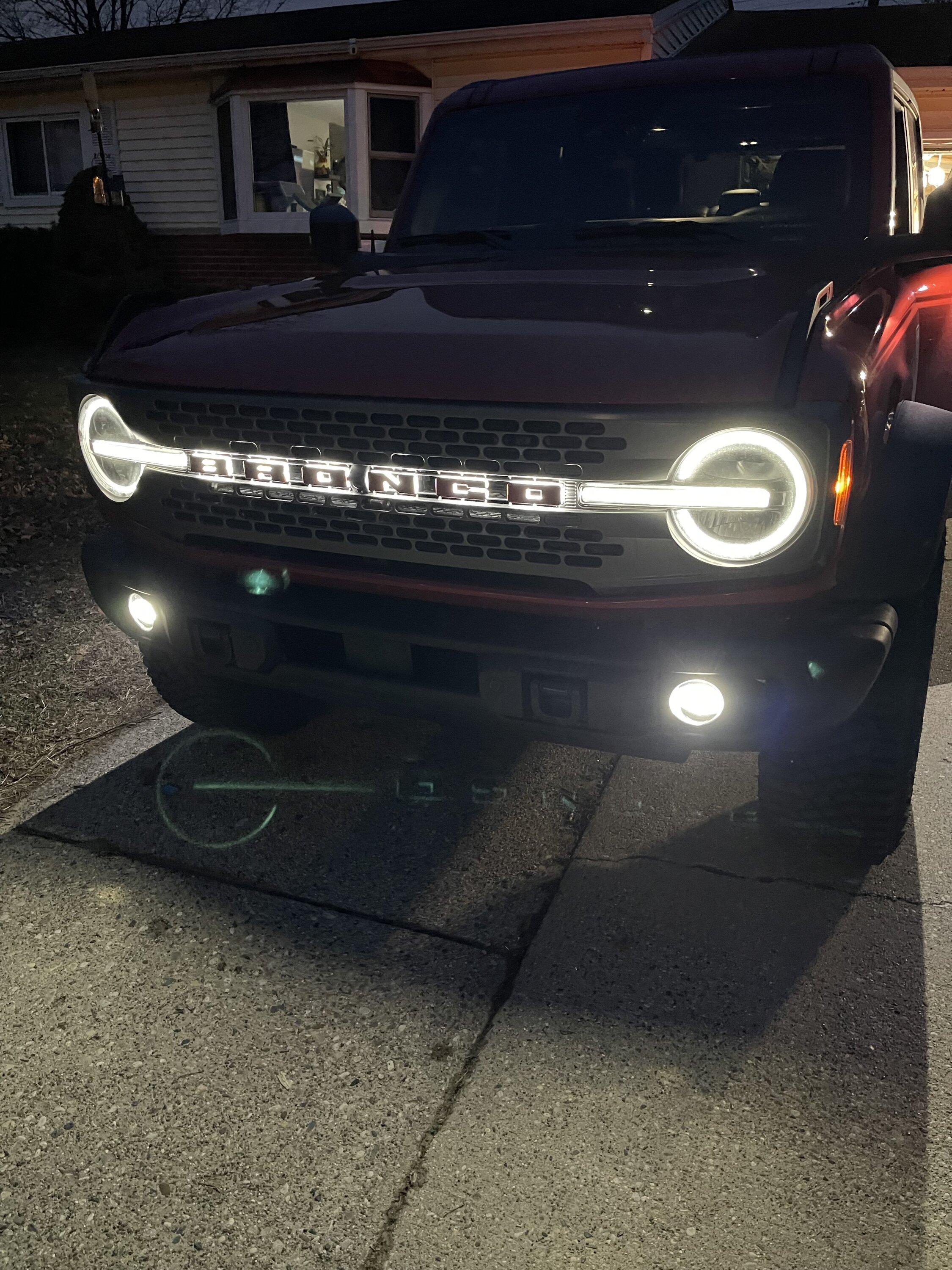 Color Matched Oracle Grill Letters - My DIY | Bronco6G - 2021+ Ford ...