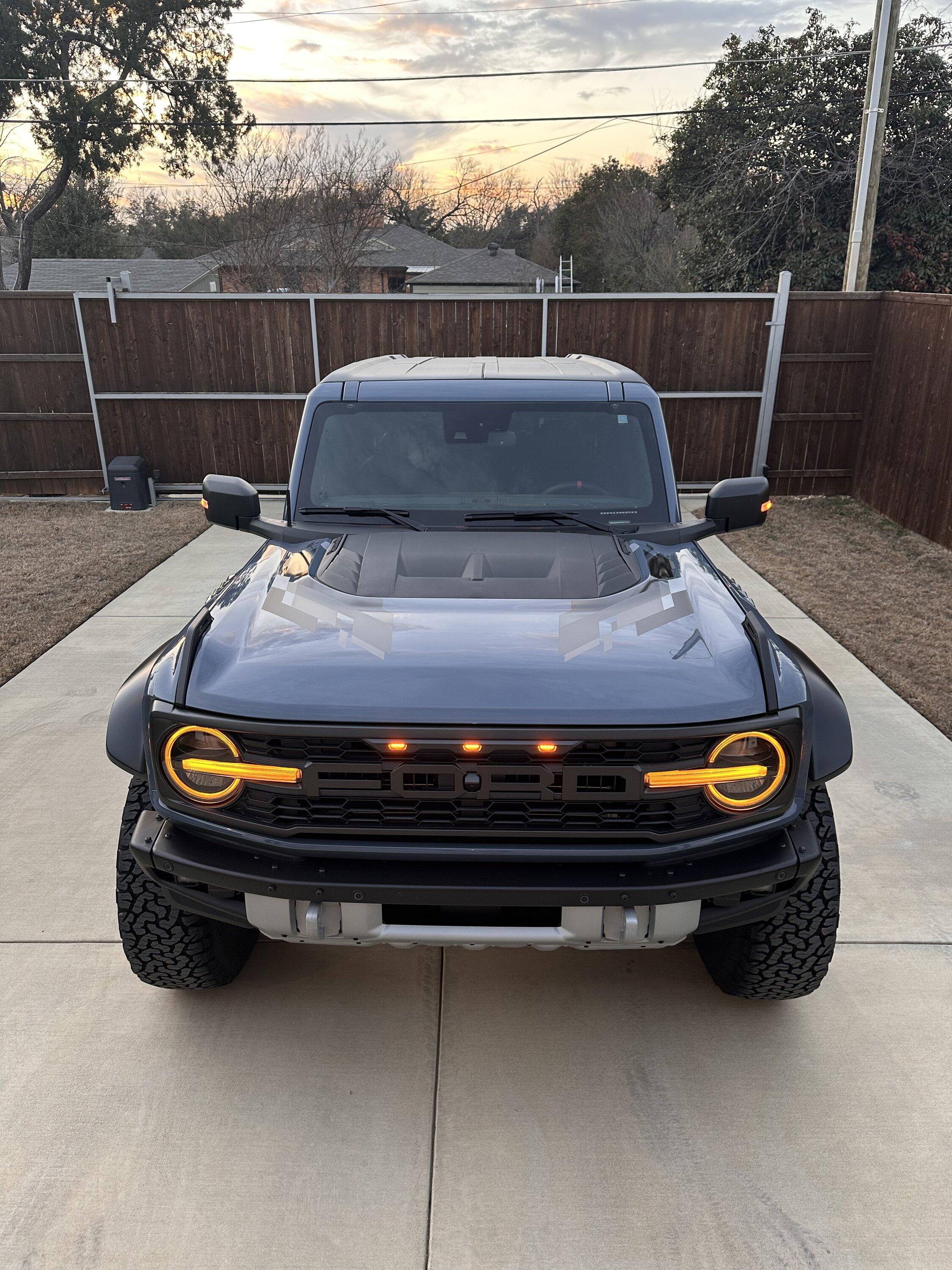 2023 Azure Gray Metallic Bronco Raptor ... picked up this beautiful ...