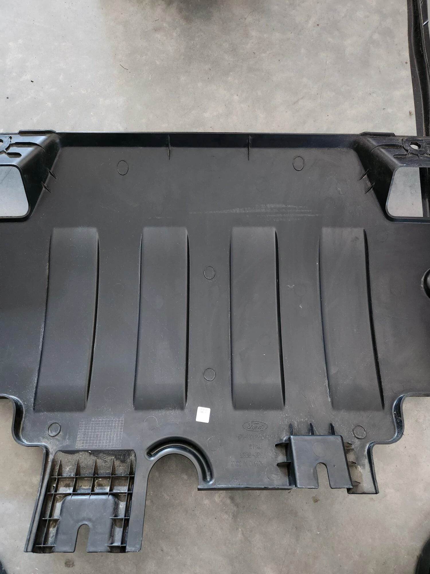 North Carolina - OEM stock factory plastic front skid plate MB3B-6B629 ...
