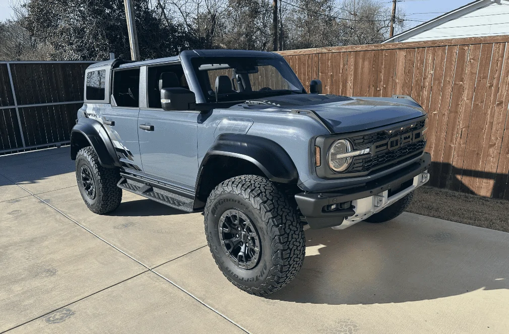 2023 Azure Gray Metallic Bronco Raptor ... picked up this beautiful ...