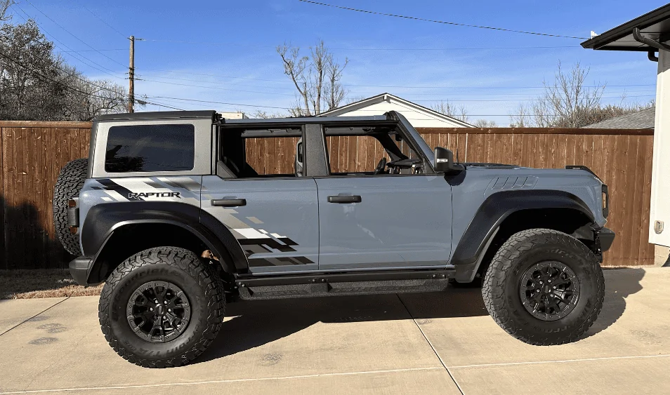 2023 Azure Gray Metallic Bronco Raptor ... picked up this beautiful ...