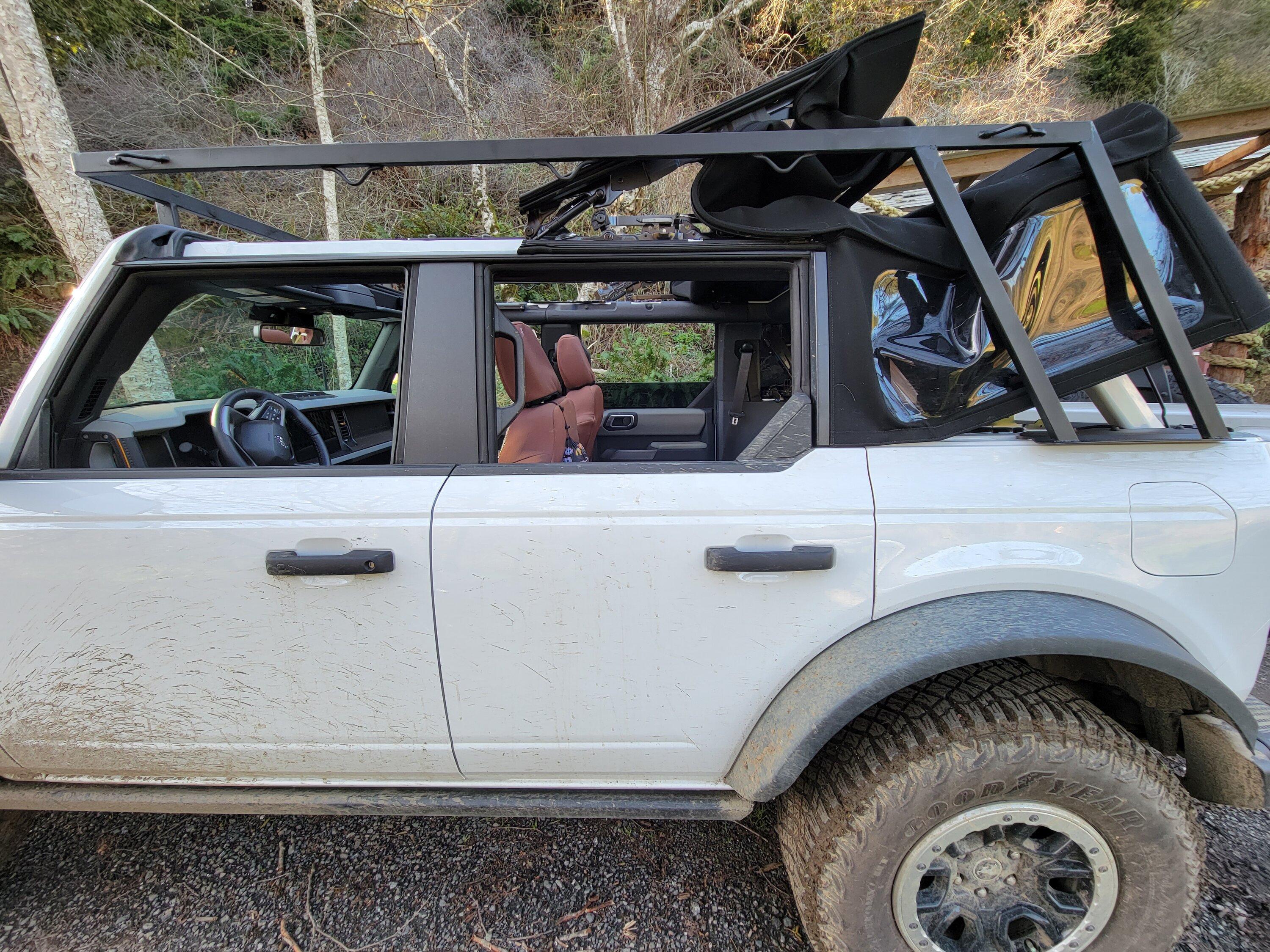 Diy roof rack for soft top build | Bronco6G - 2021+ Ford Bronco ...