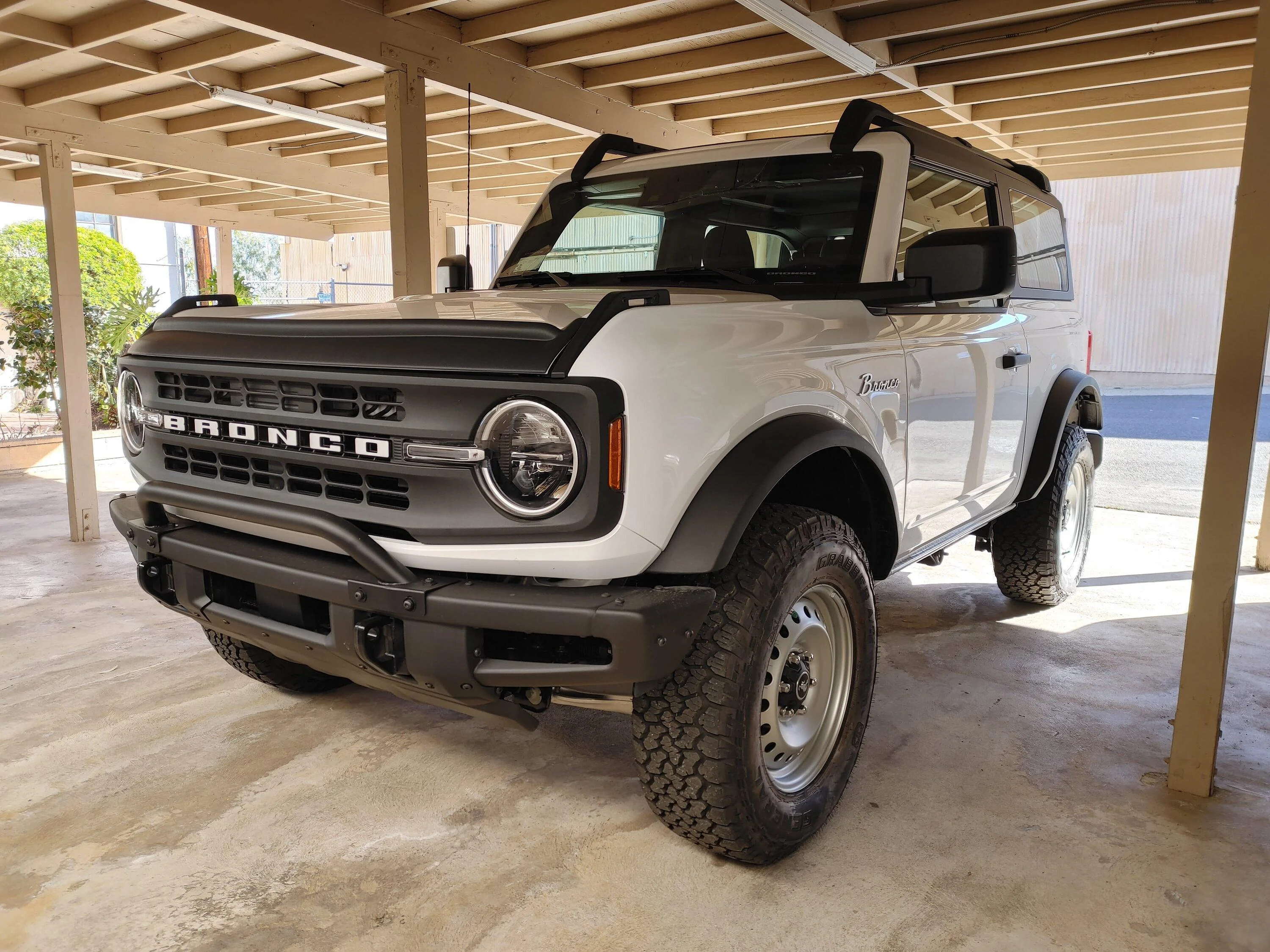Outer Base Diamond Bronco = painted steelies + custom installed Outer ...