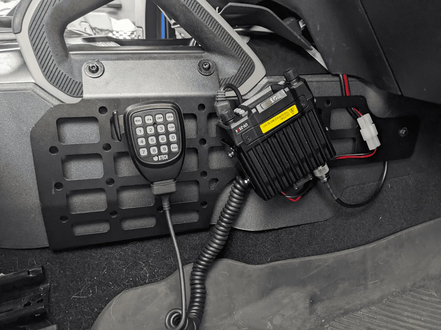 Chase Radio - Icom Race Radio installation | Bronco6G - 2021+ Ford ...