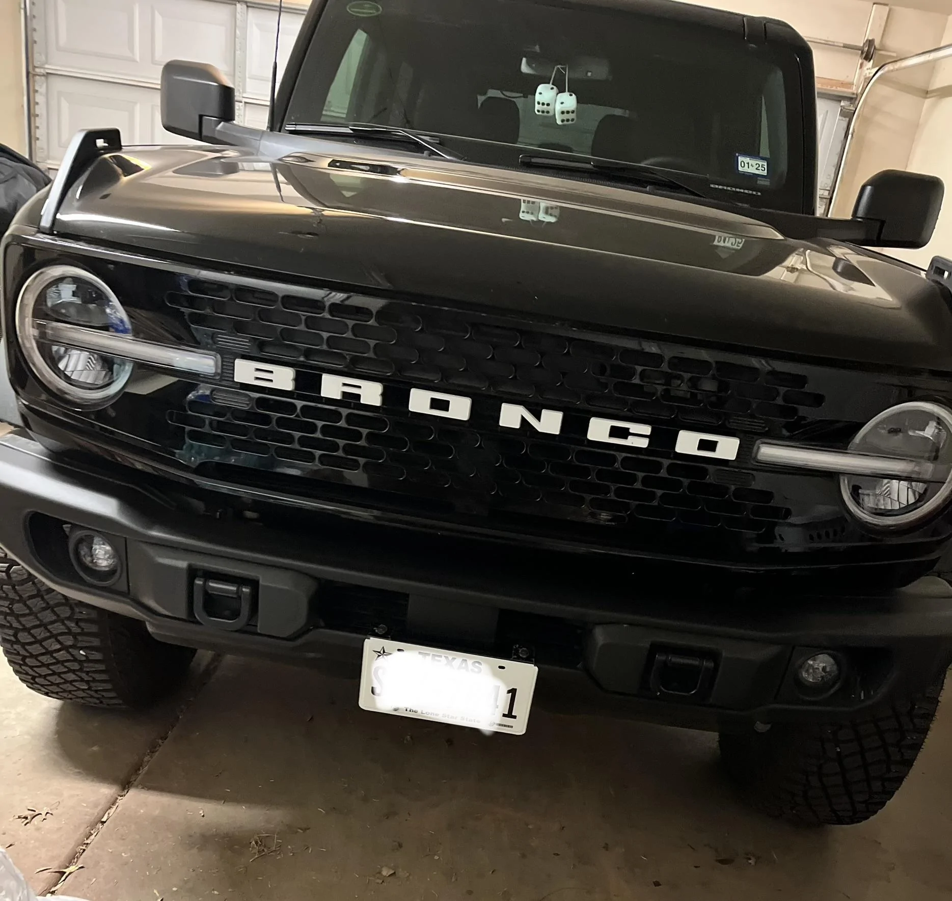 Capable steel bumper license plate bracket (Heritage Bronco)- NO ...