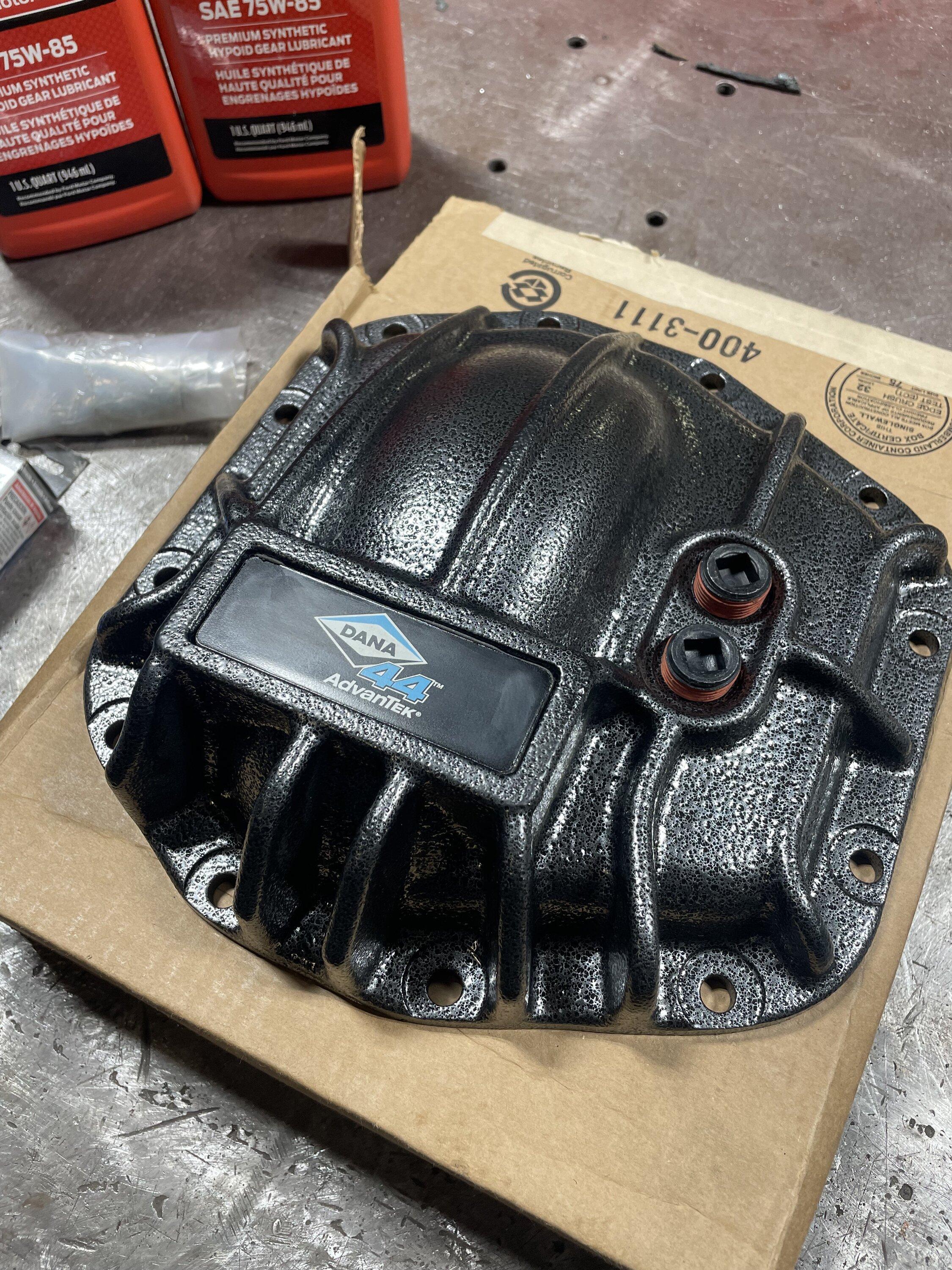 Installed: Dana 44 M220 AdvanTek Nodular Differential Cover (From Jeep ...