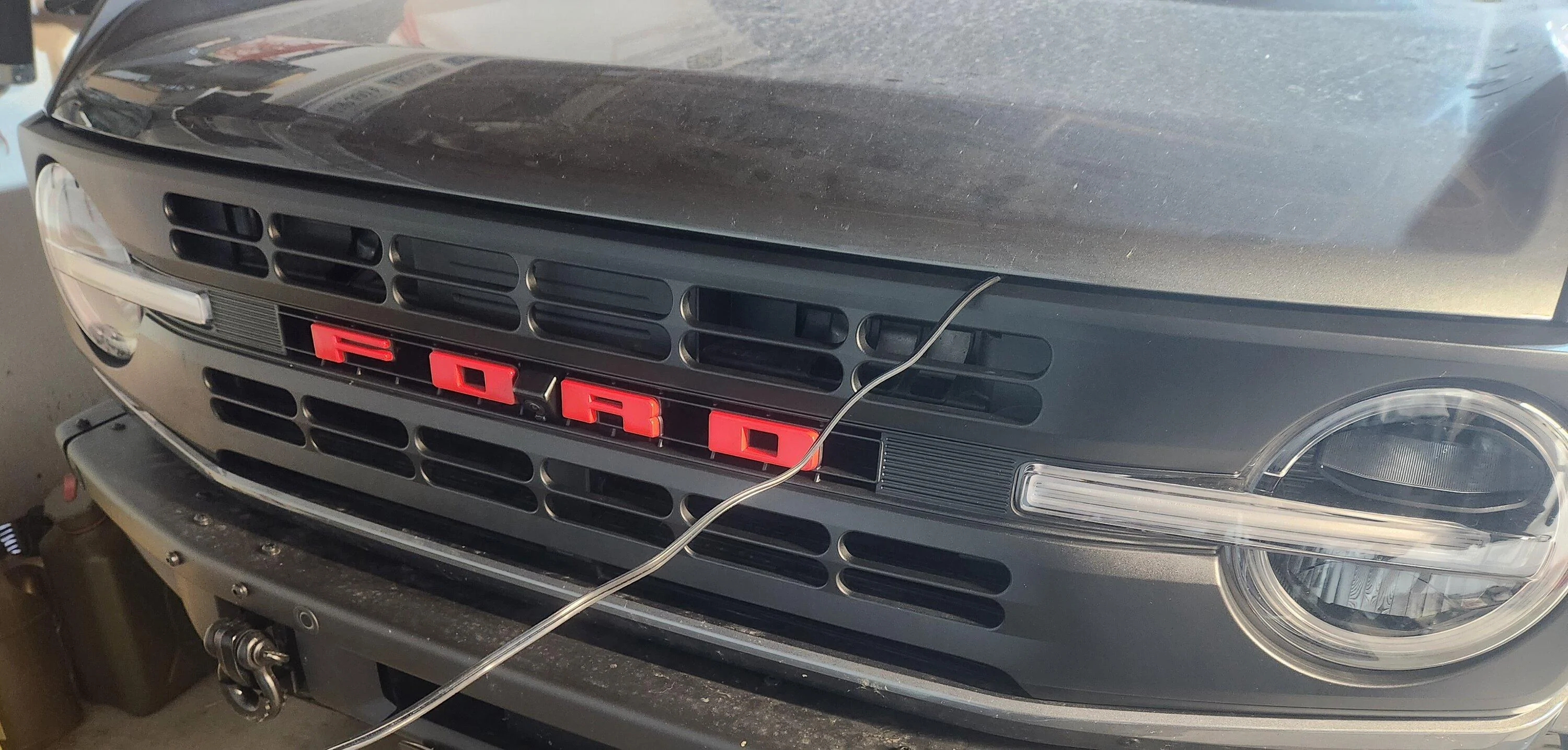Purchased Ford OEM 2023 Bronco Heritage Grill + Letters! Part # M2DZ ...
