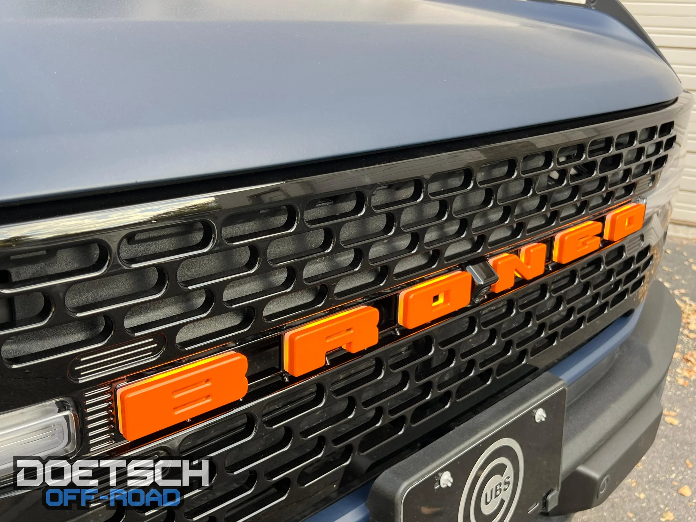 Would you believe this used to be red? 3m Matte blue wrap | Bronco6G ...