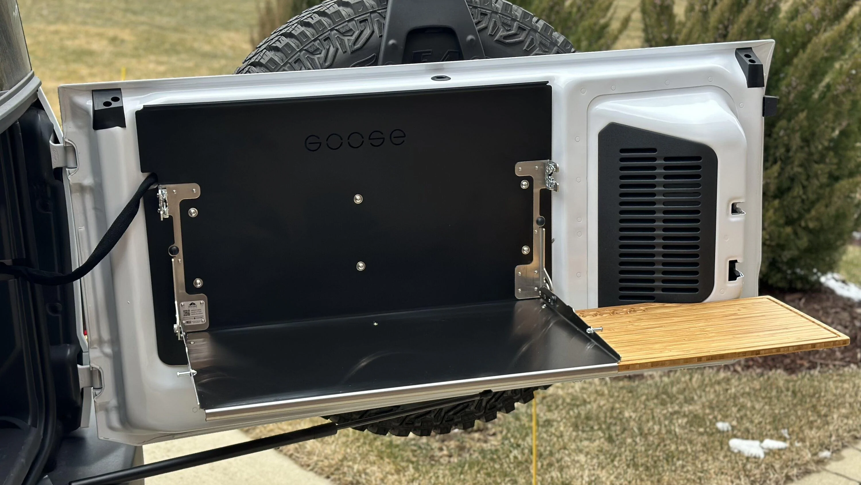 Goose Gear Stainless Steel Tailgate Table - install video / review ...