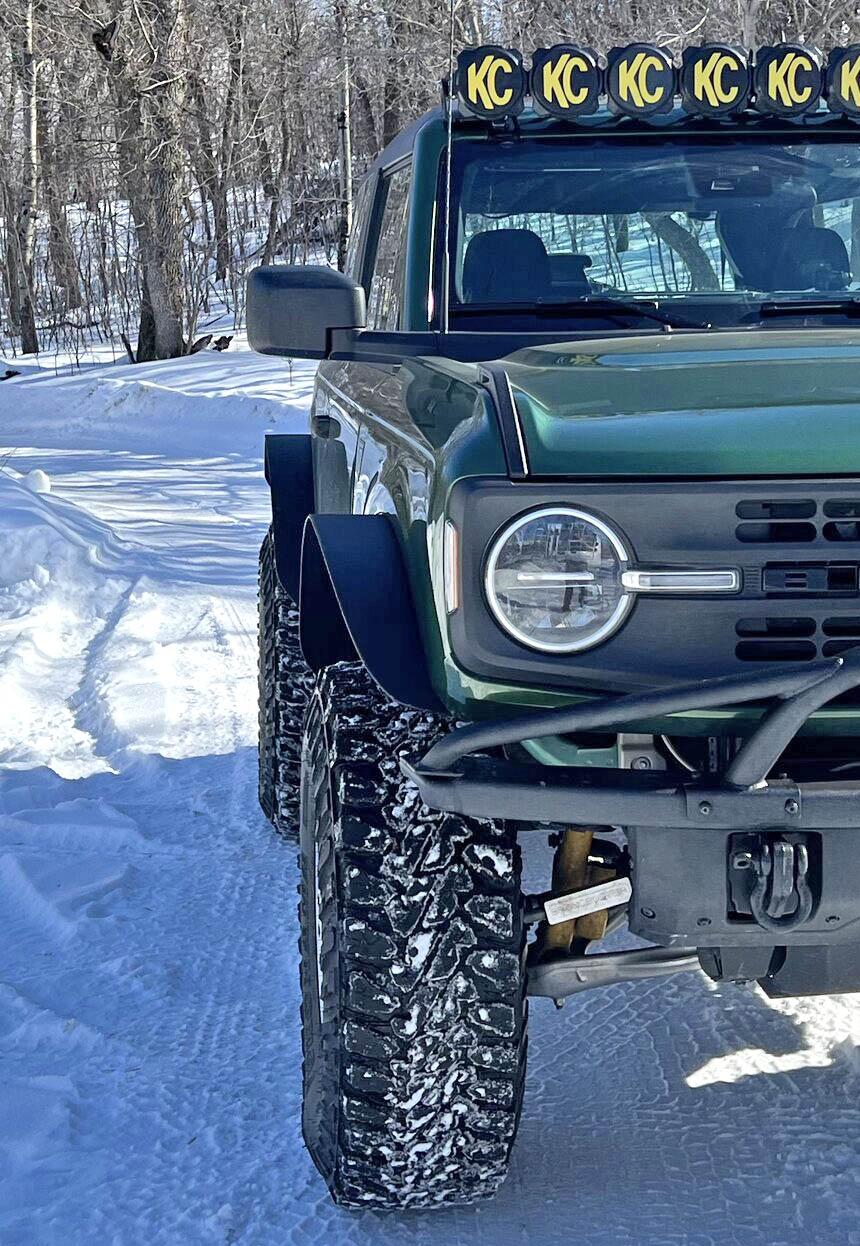 Ford steel fender flares by Bushwacker (installed photos) + 37's ...