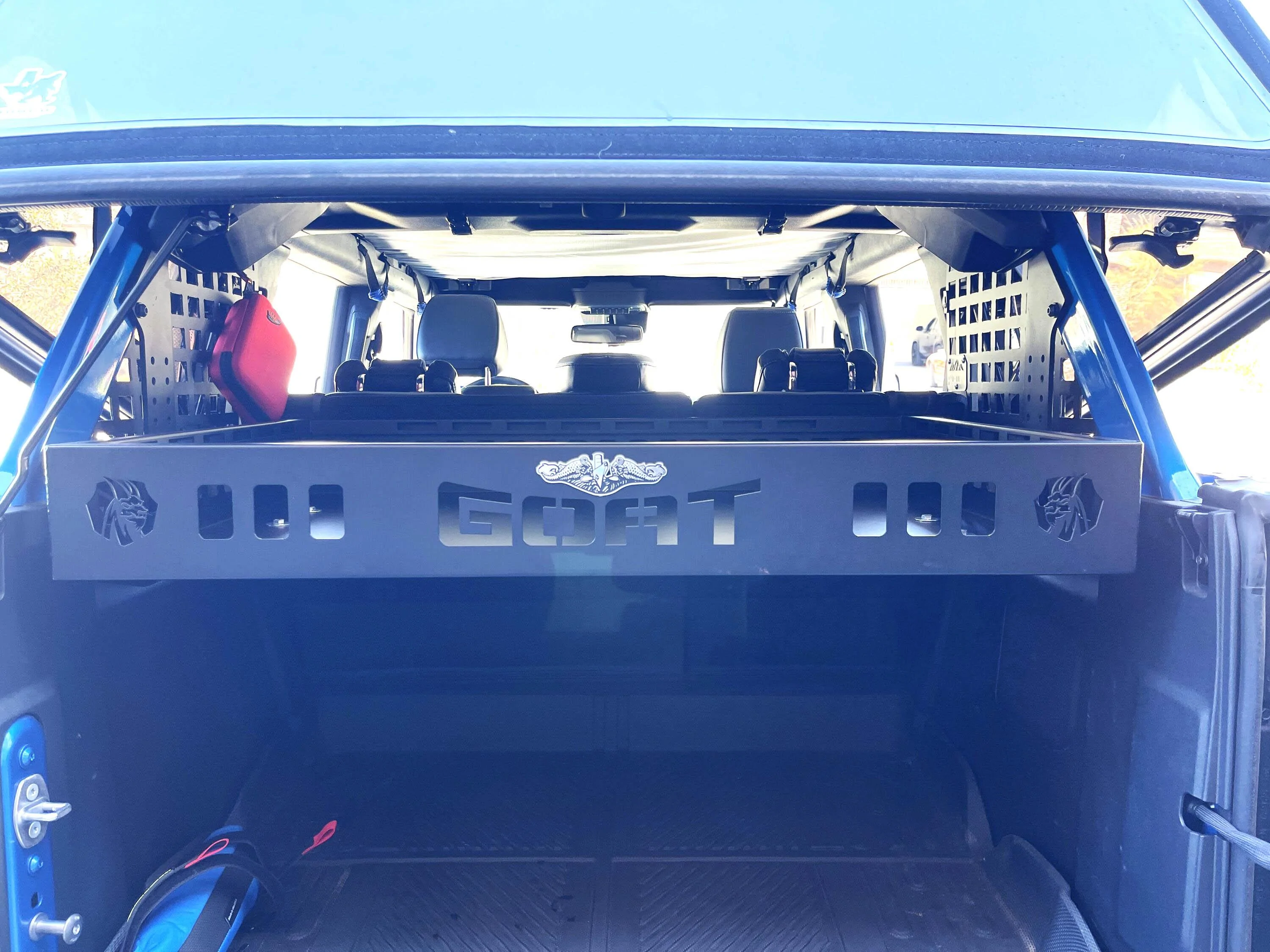 Installed the GOAT cargo tray for 4 Door. Pics and notes below ...