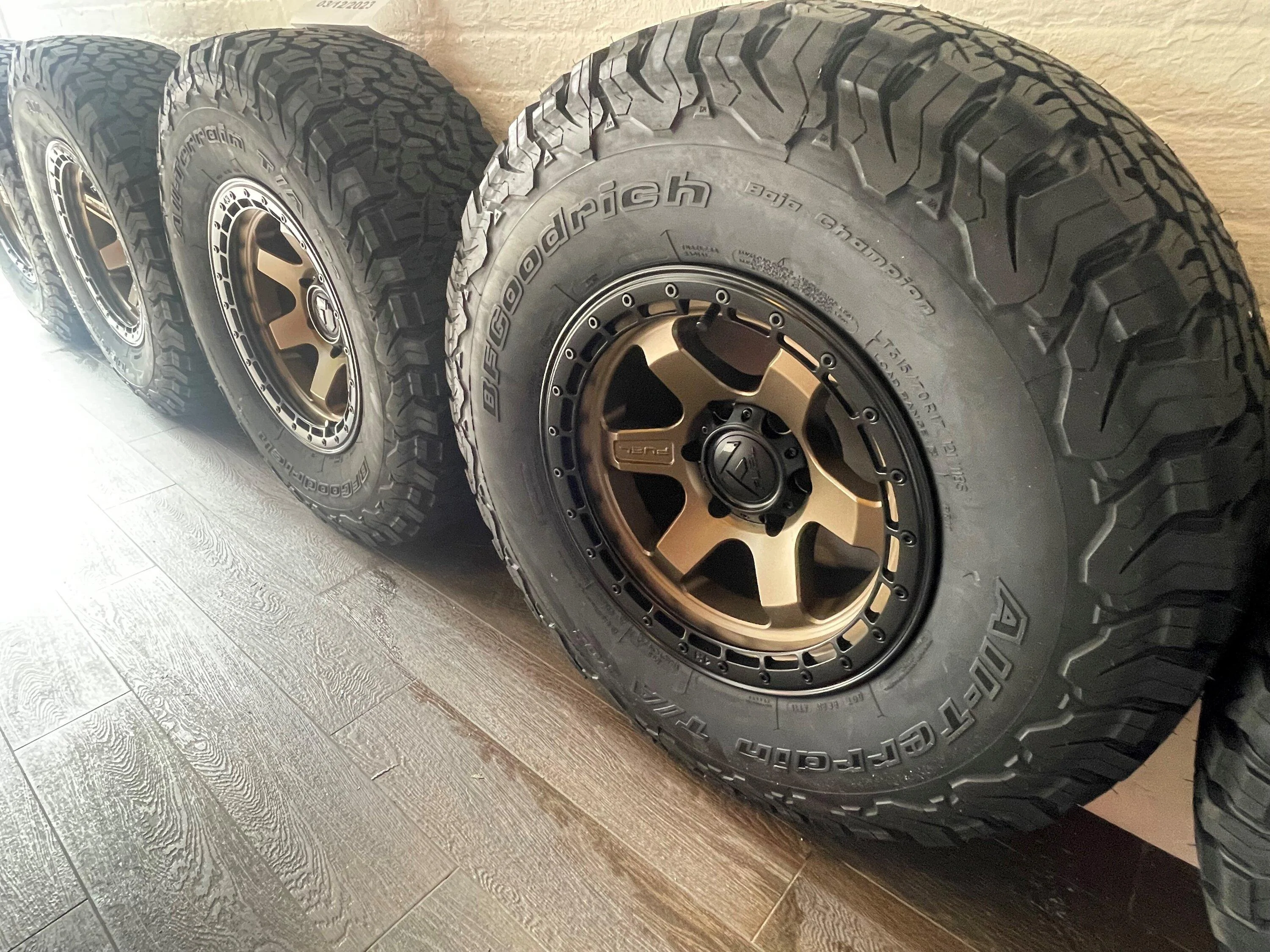 New York - Fuel D751 17X9 6X5.5 Wheels + BFGoodrich All Terrain TA KO2 ...