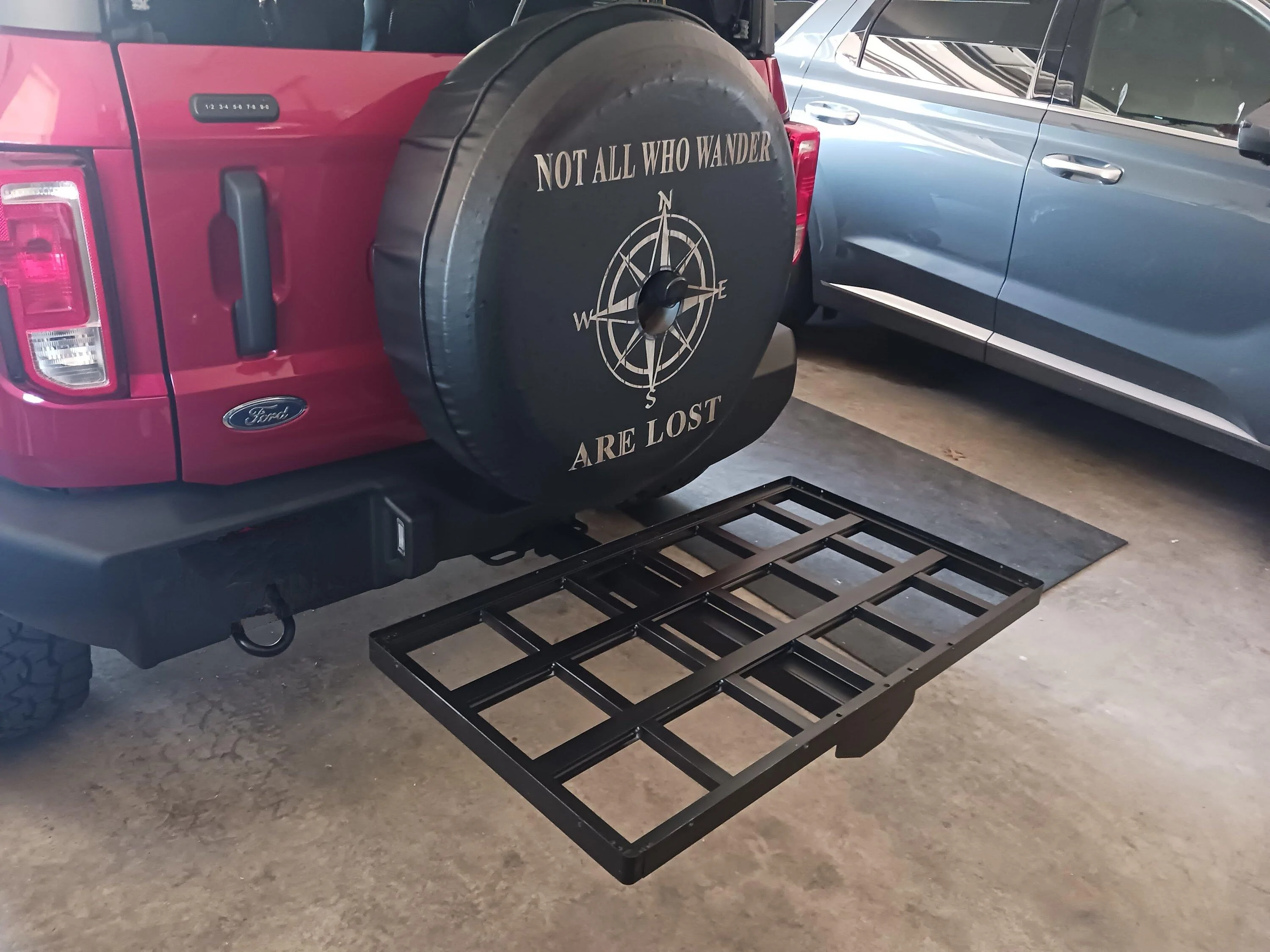 Portable storage solution -- $100 DIY hitch mounted rack from Harbor ...