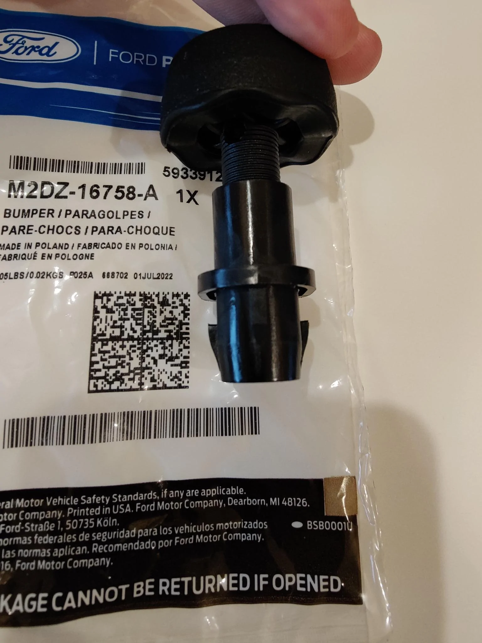 Hood bump stop info, causes and part number | Bronco6G - 2021+ Ford Bronco & Bronco Raptor Forum ...