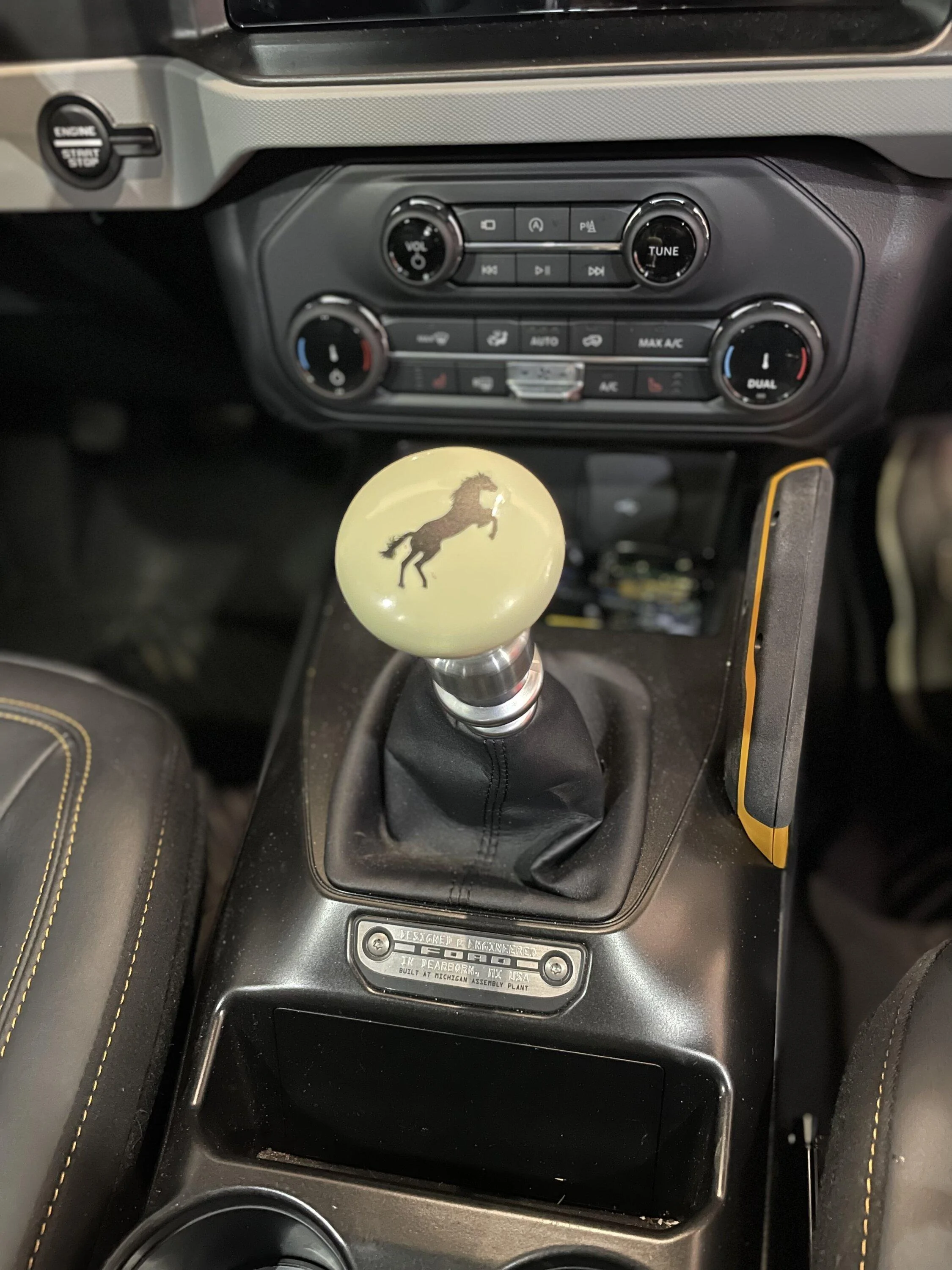 Johnnylawmotorsonline shift knob on Twisted Shifterz adapter ...