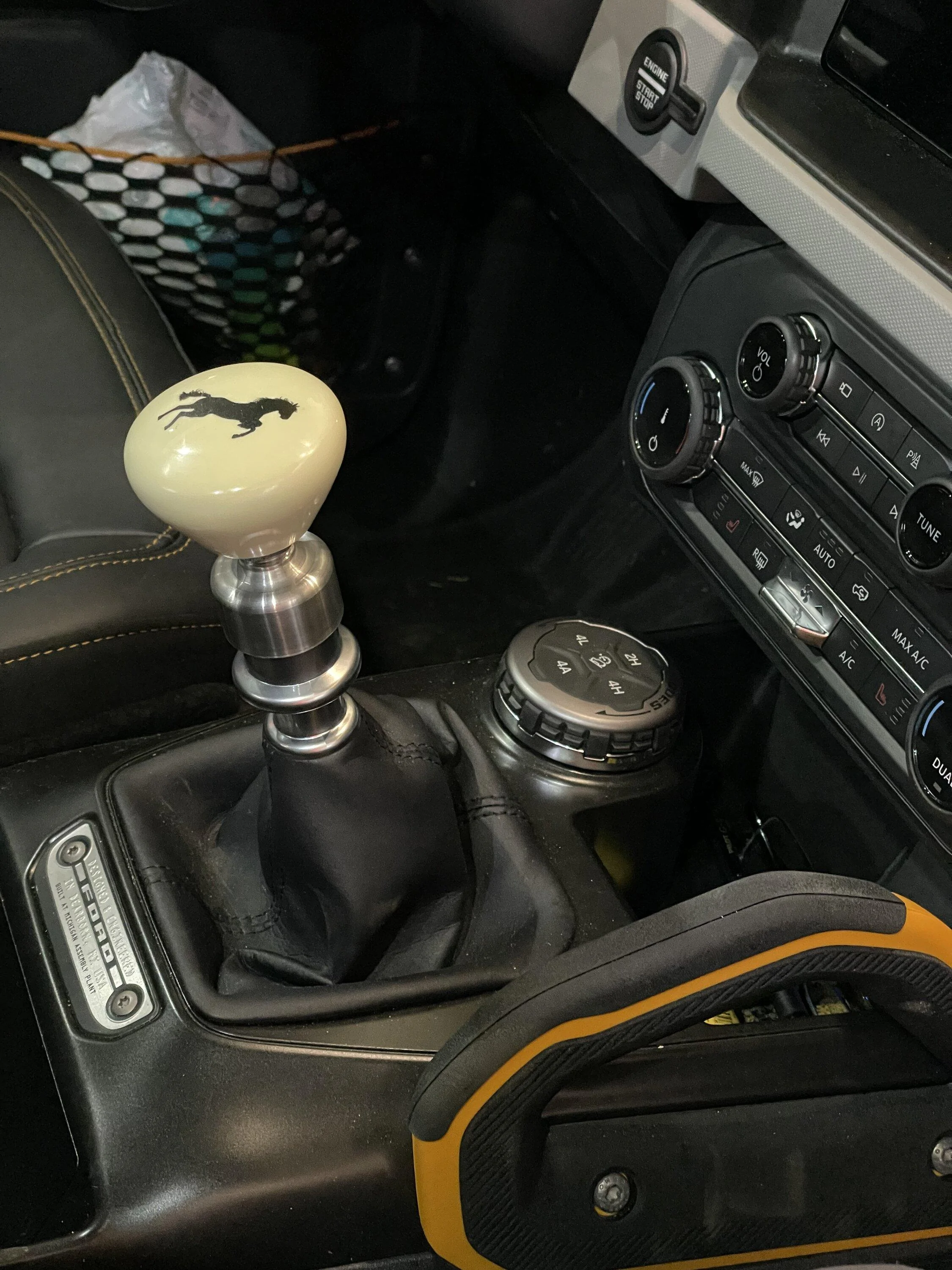 Johnnylawmotorsonline shift knob on Twisted Shifterz adapter ...