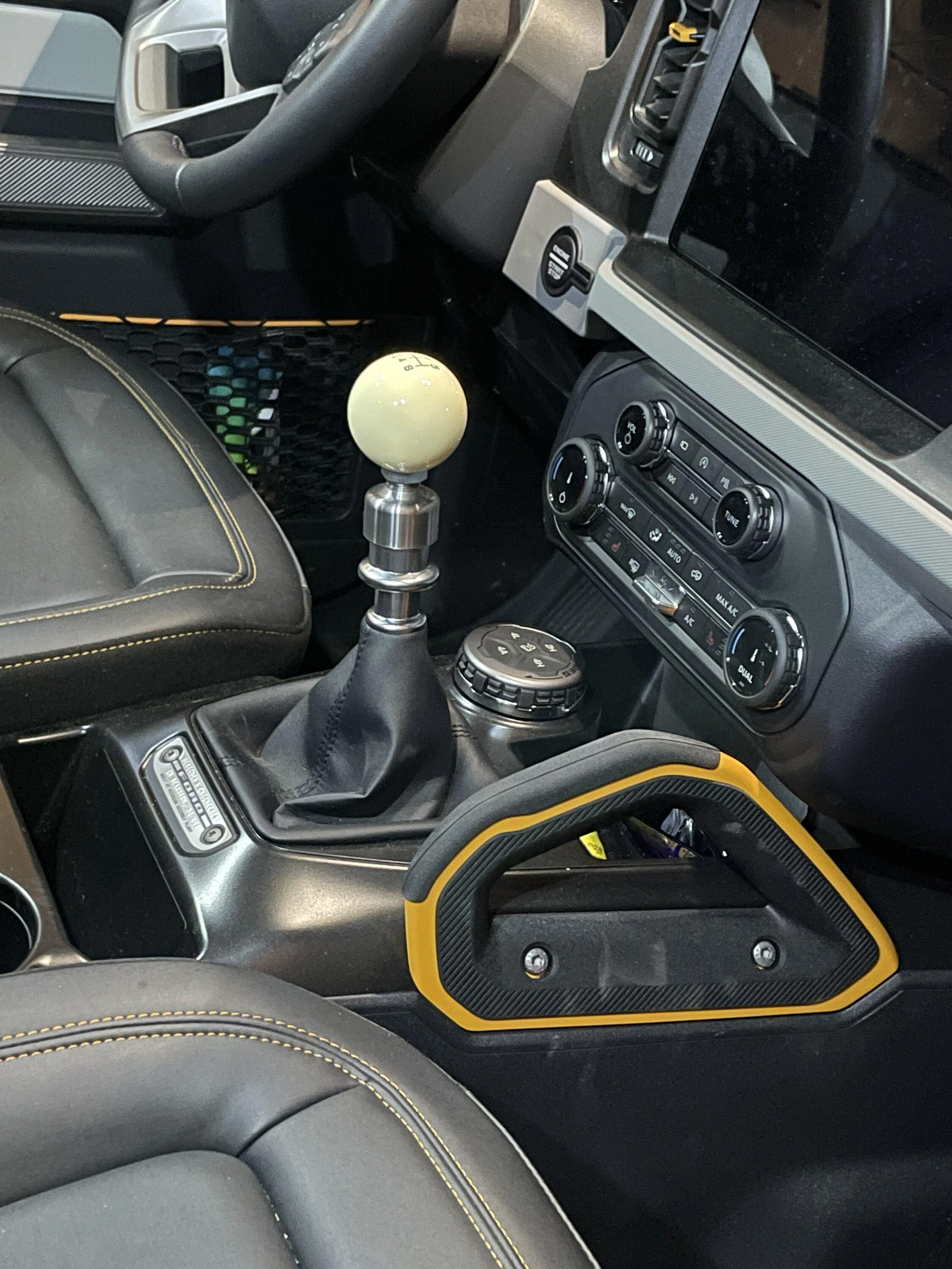 Johnnylawmotorsonline shift knob on Twisted Shifterz adapter ...