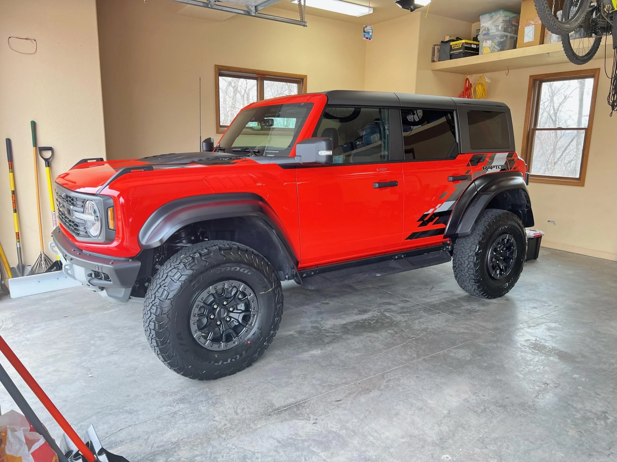 Code Orange Bronco Raptor with XPEL PPF and XPEL Stealth on the Flares ...