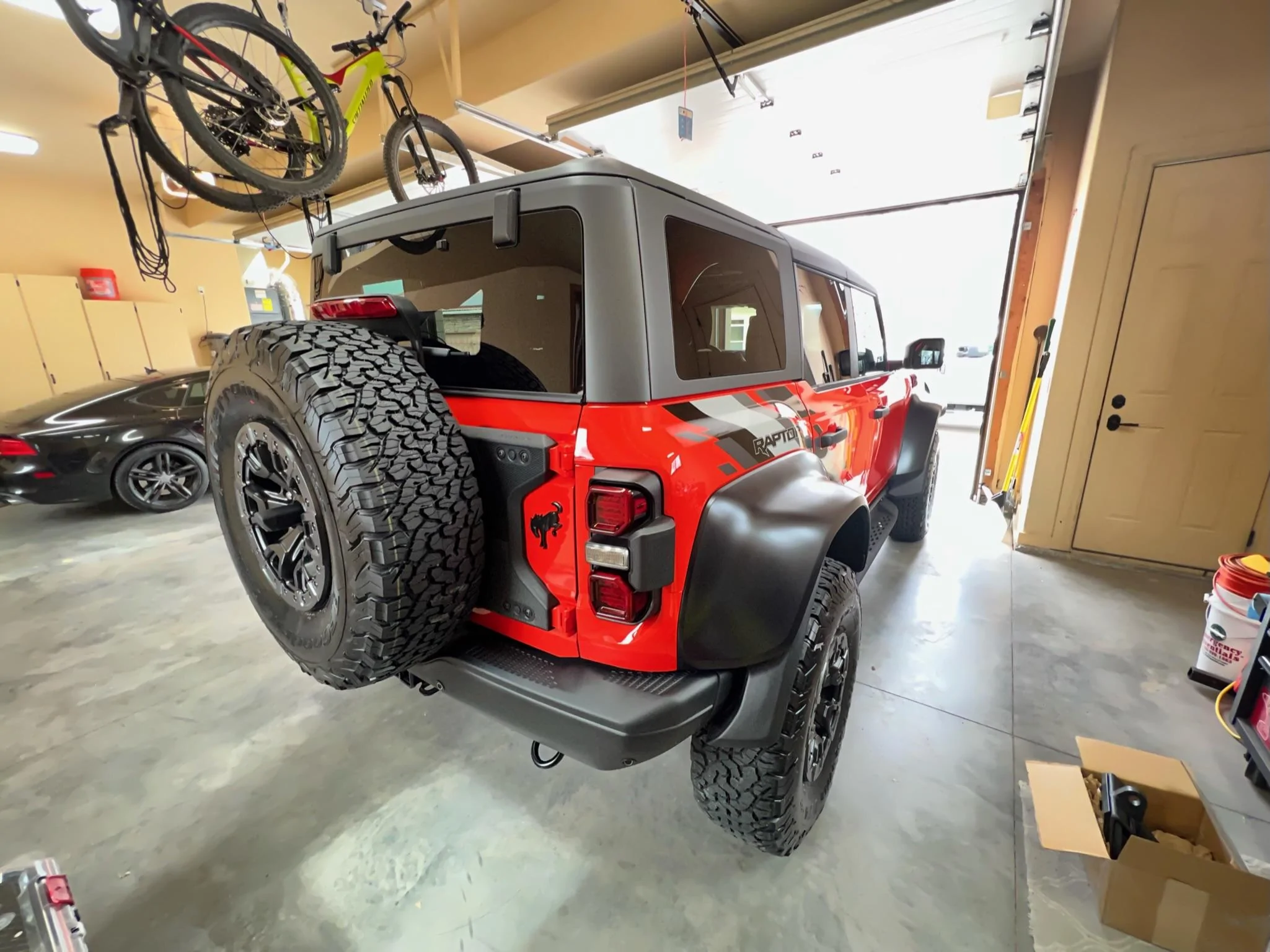 Code Orange Bronco Raptor with XPEL PPF and XPEL Stealth on the Flares ...