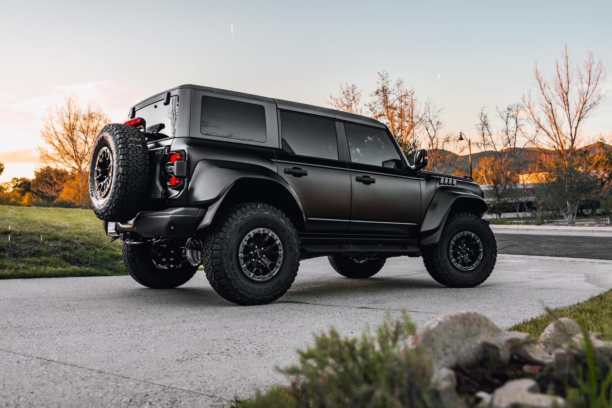 Black Bronco Raptor gets stealthed out with STEK DYNOMatte PPF ...