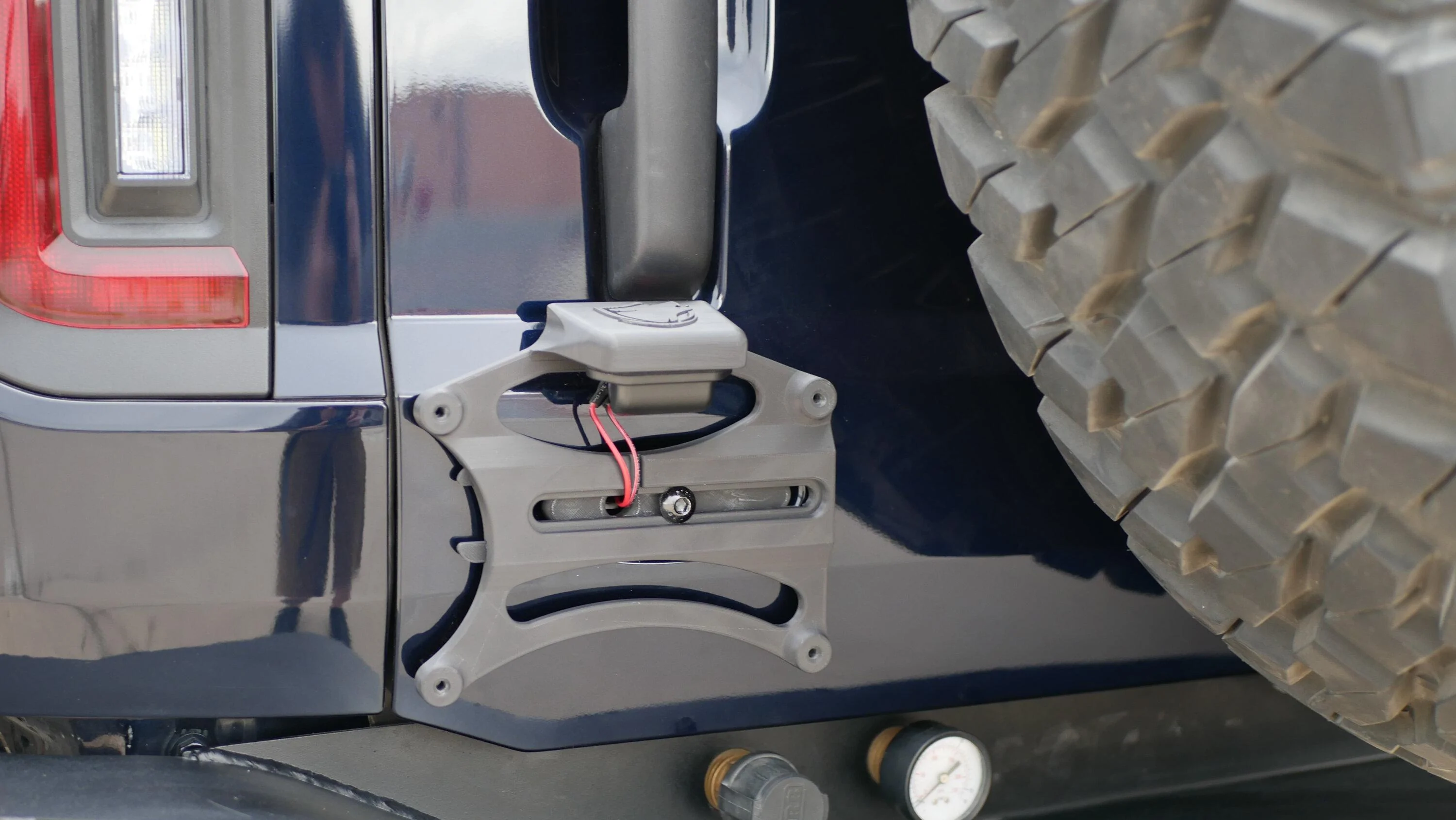 The perfect Bronco license plate mount? - Lobo Off-Road Adjustable Rear ...