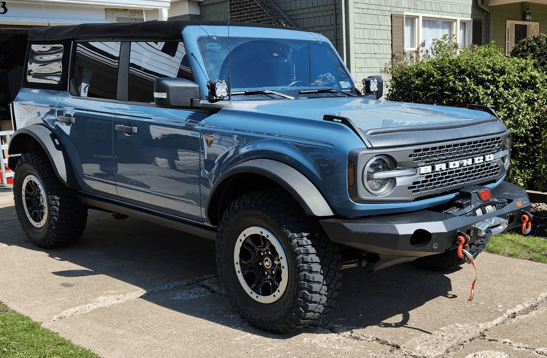 Installed WARN Elite Bumper, WARN Zeon Platinum 12-S Winch, and DV8 ACC ...