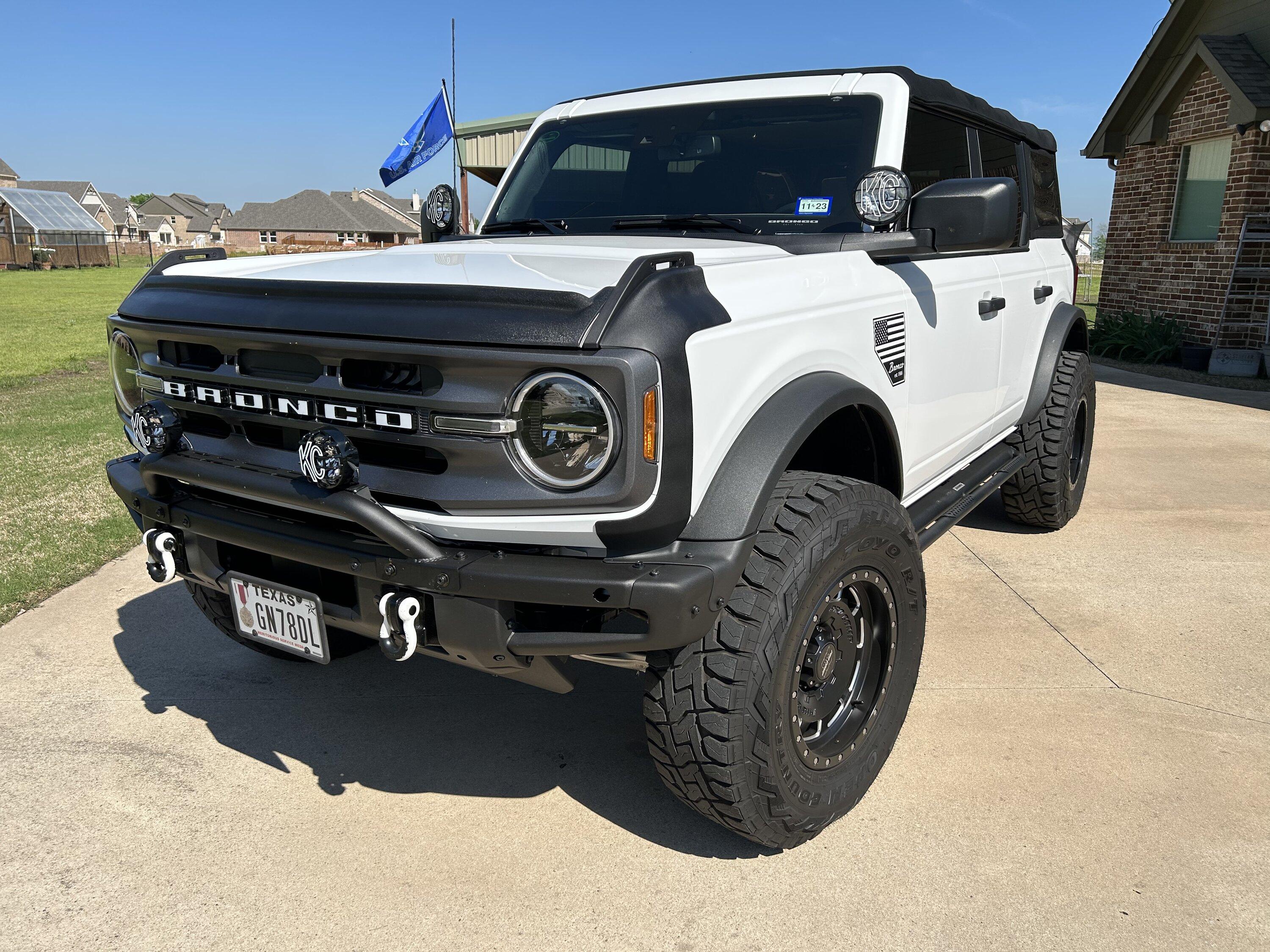 Installed the Ford Hood Protector Aeroskin II Trail Armor Textured ...