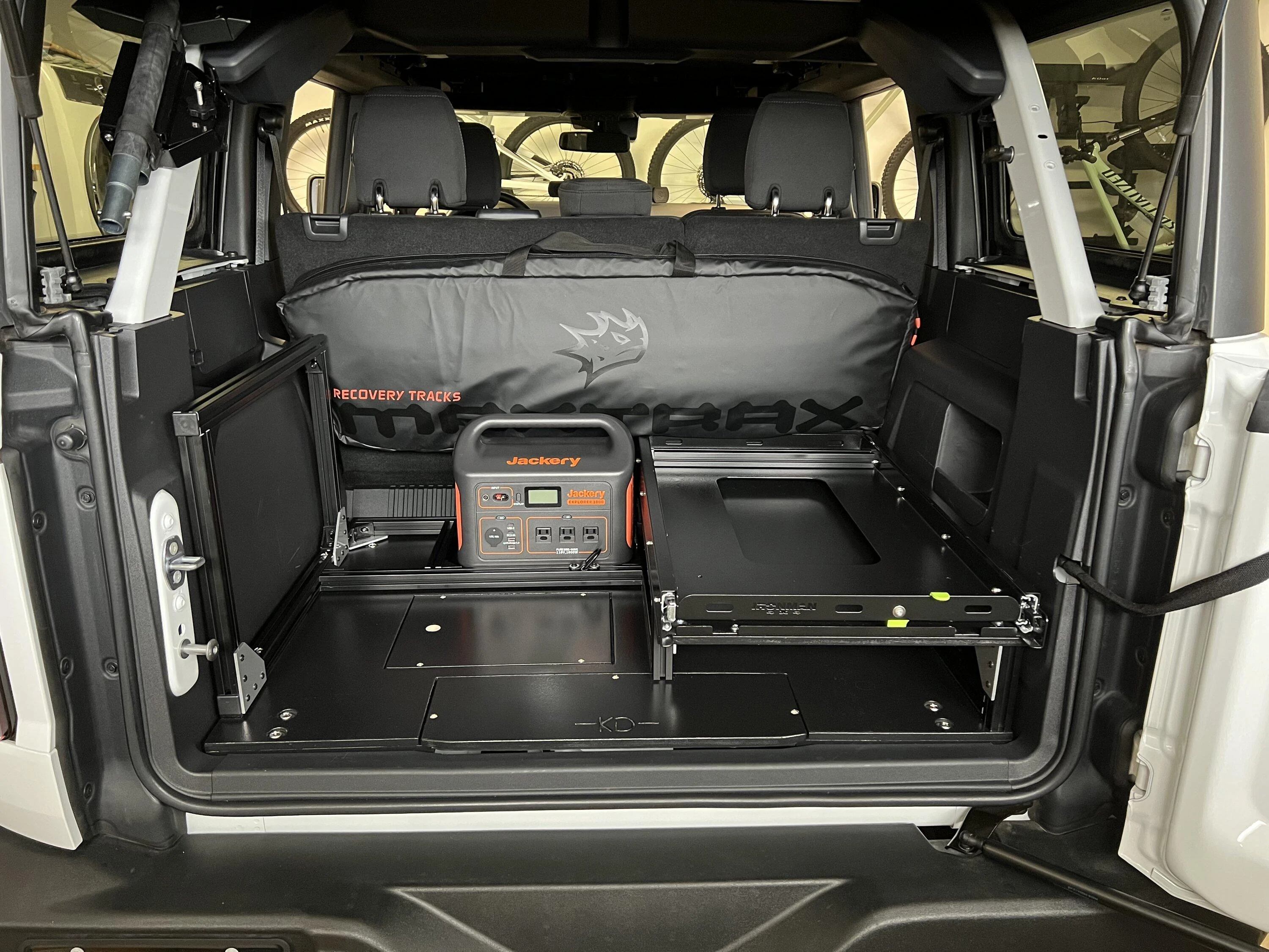 DIY Rear Cargo Platform with Fridge Slide For My 4-Door Bronco ...