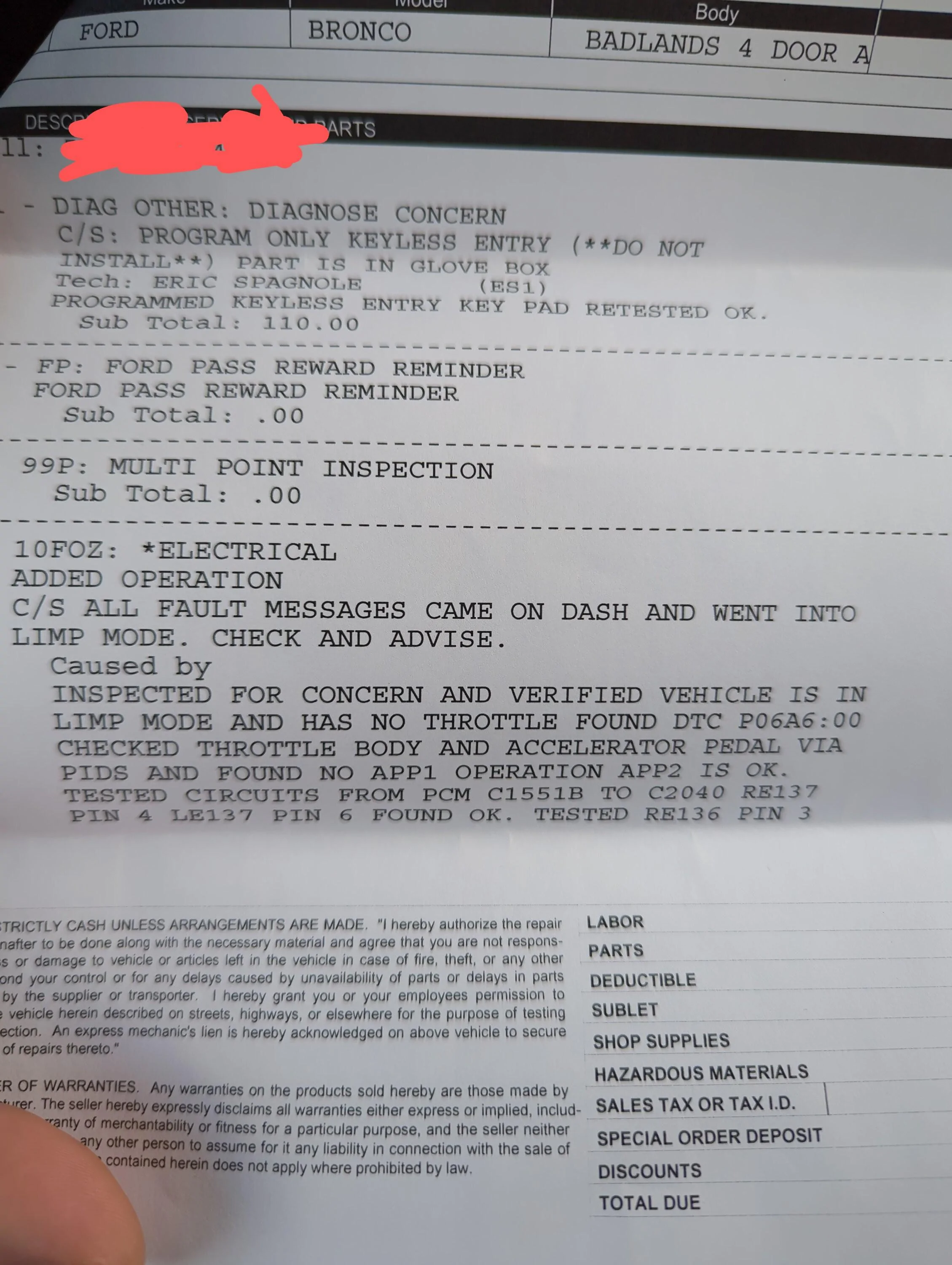 update - vehicle fixed by dealer, nothing to do with install, see first ...
