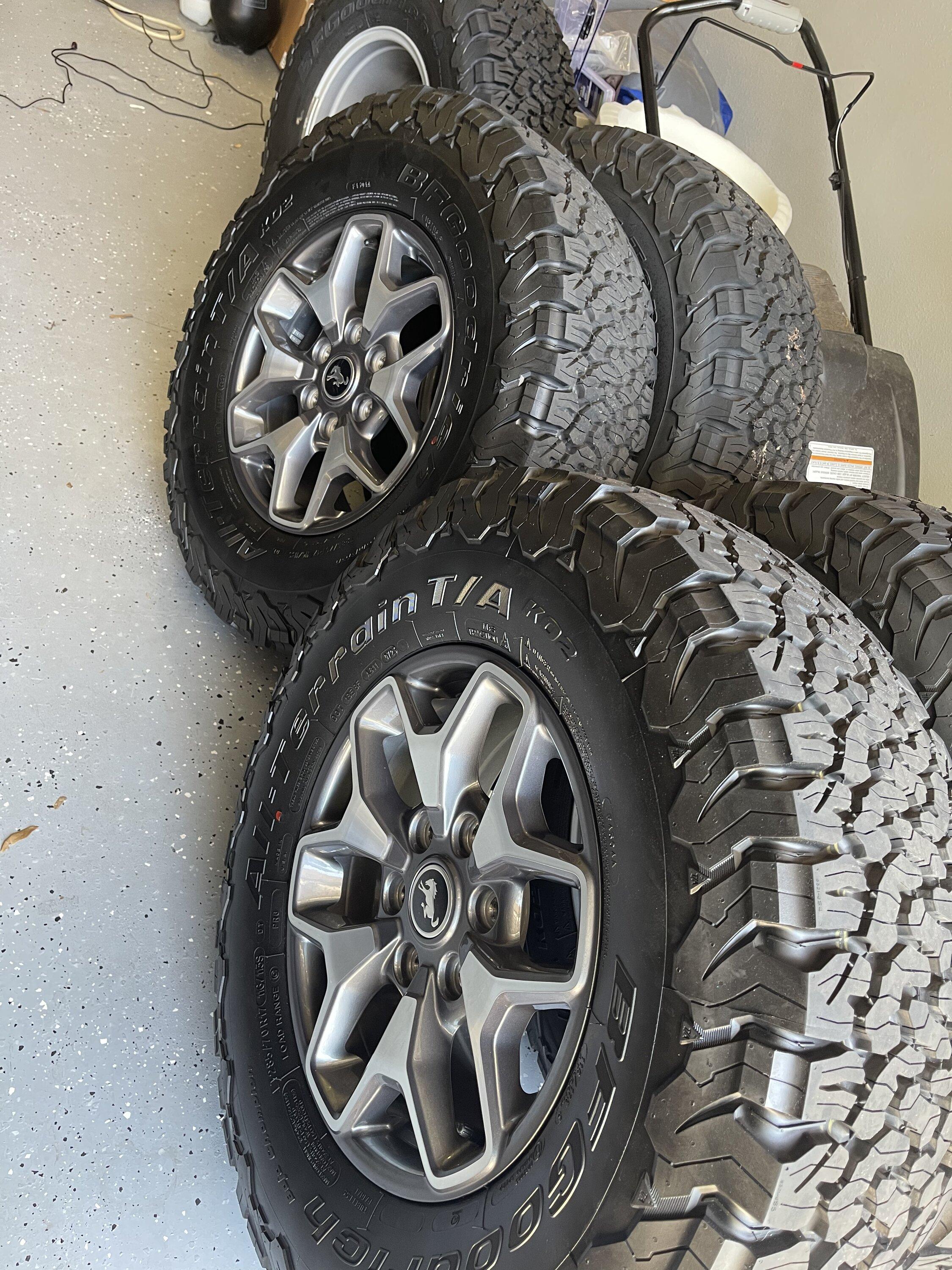 Florida - 2023 Badlands takeoff 33s, wheels/tires/TPMS, ready to go ...