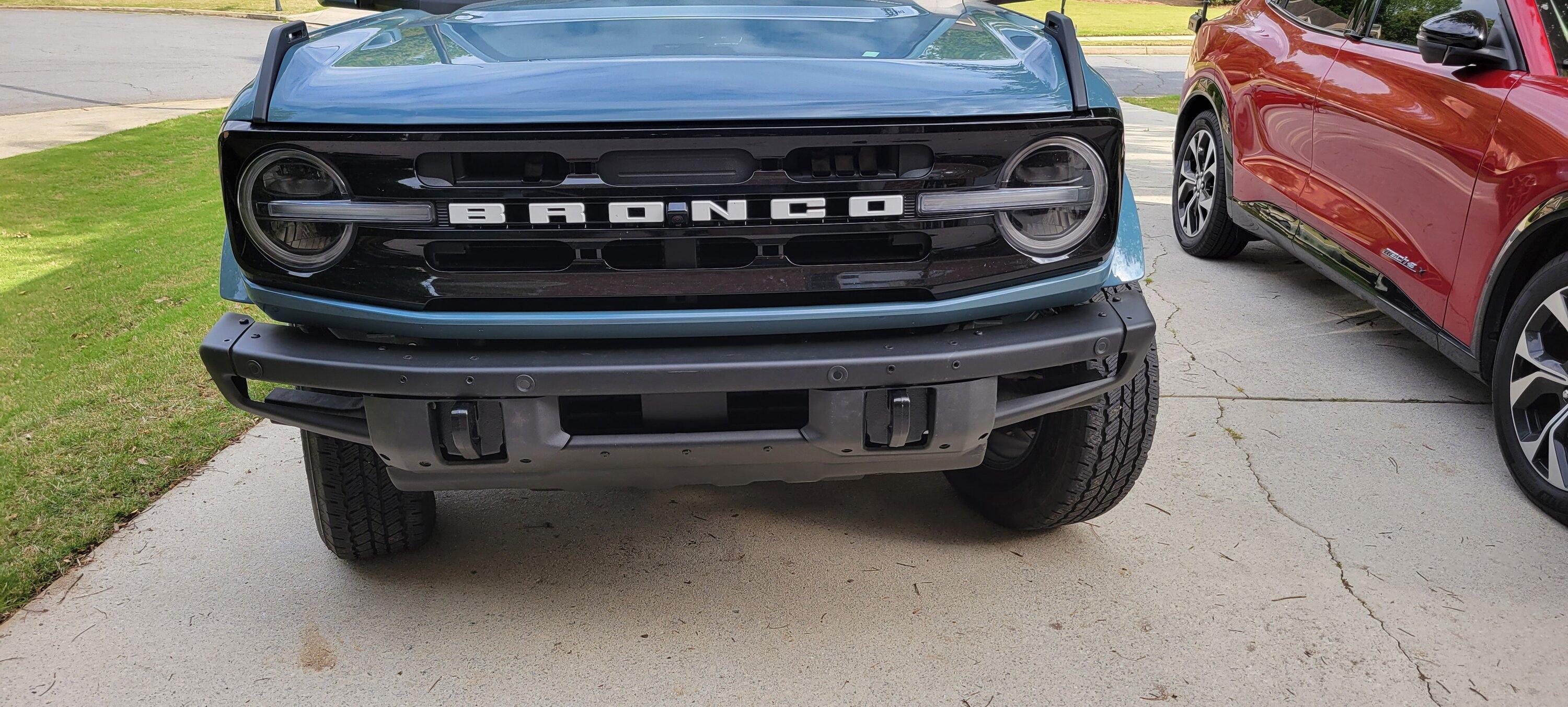 Plastic bumper and Skid to Modular bumper | Bronco6G - 2021+ Ford ...