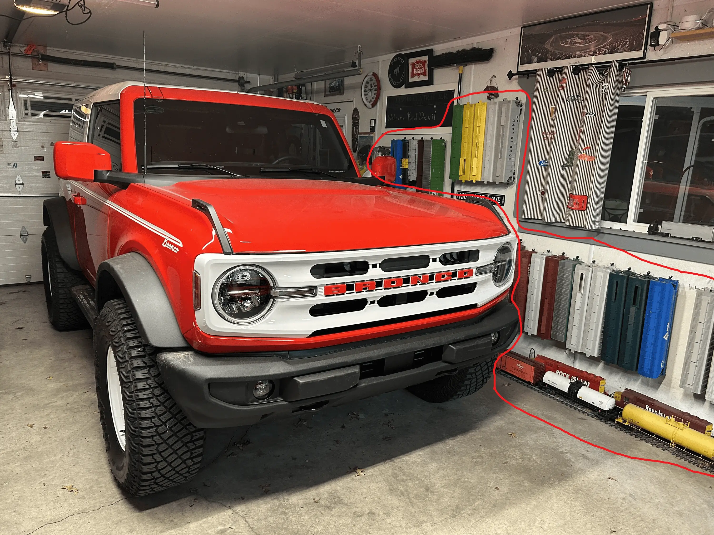 Meet Duke, my custom heritage version Bronco w/ white painted top ...