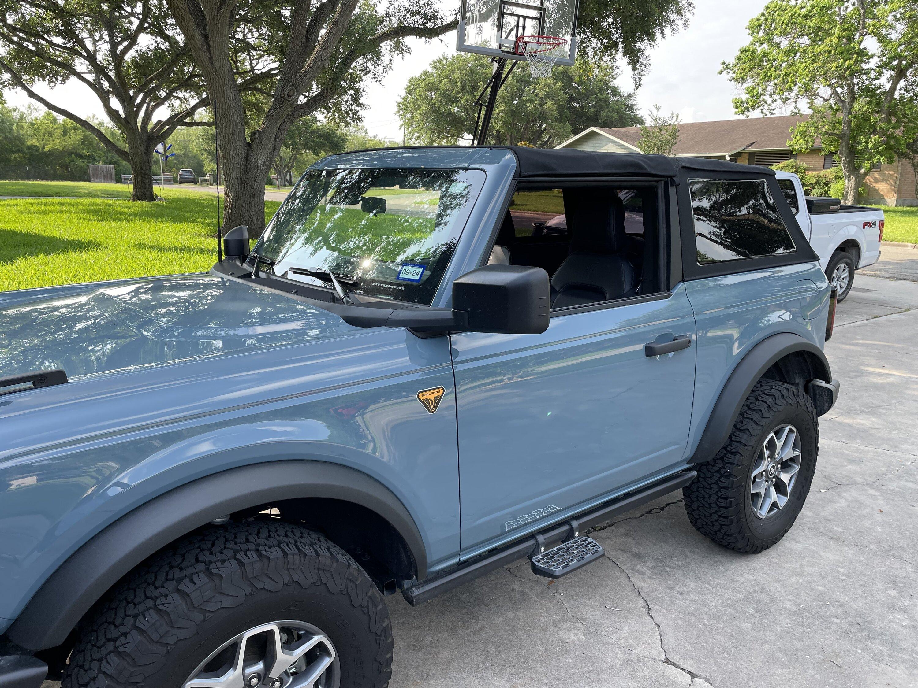 Rampage TrailView Fastback Soft Top for 2 door Bronco -- installed ...