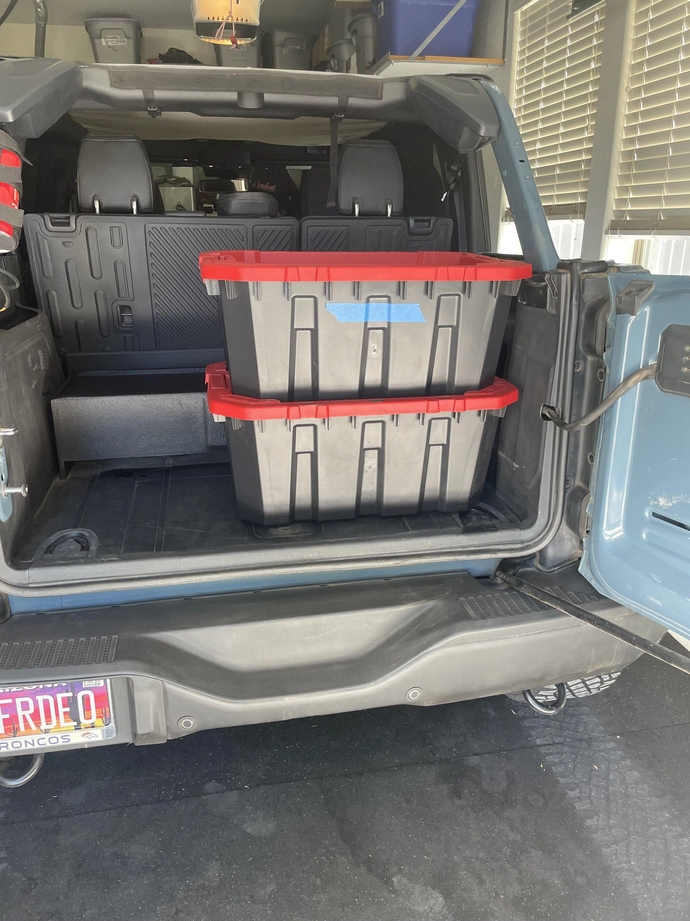 Low profile 11-12gal storage bins with anchor points? | Bronco6G - 2021 ...