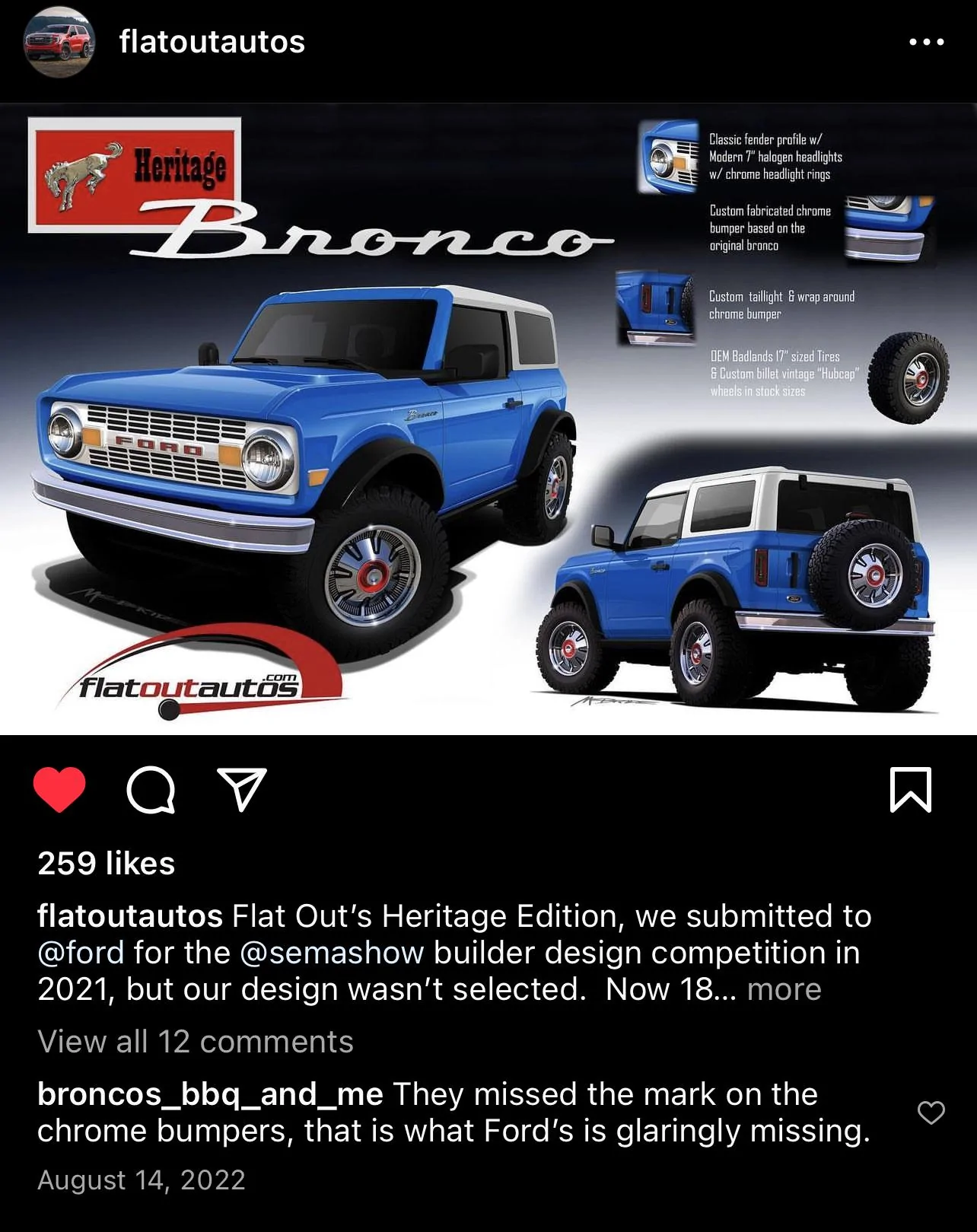 THIS is how Ford should have done the Bronco Heritage Edition ...