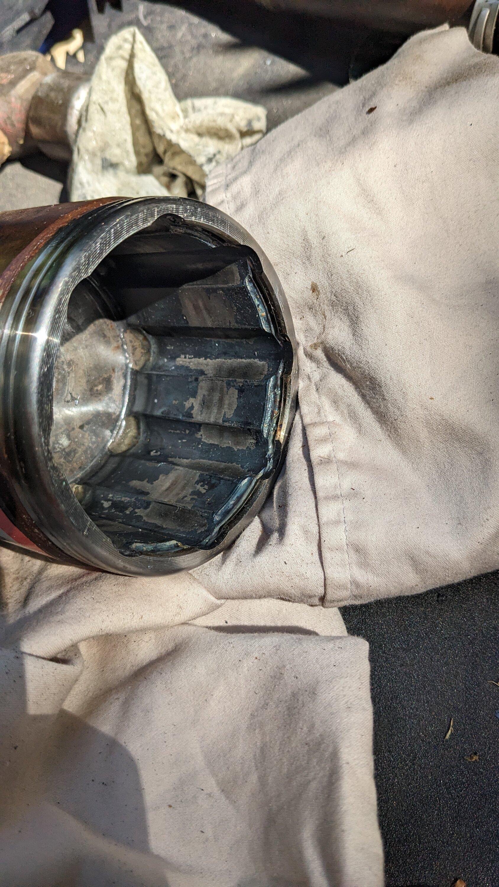 Snacktime's Bronco maintenance starring someone else's Bronco (torn CV ...