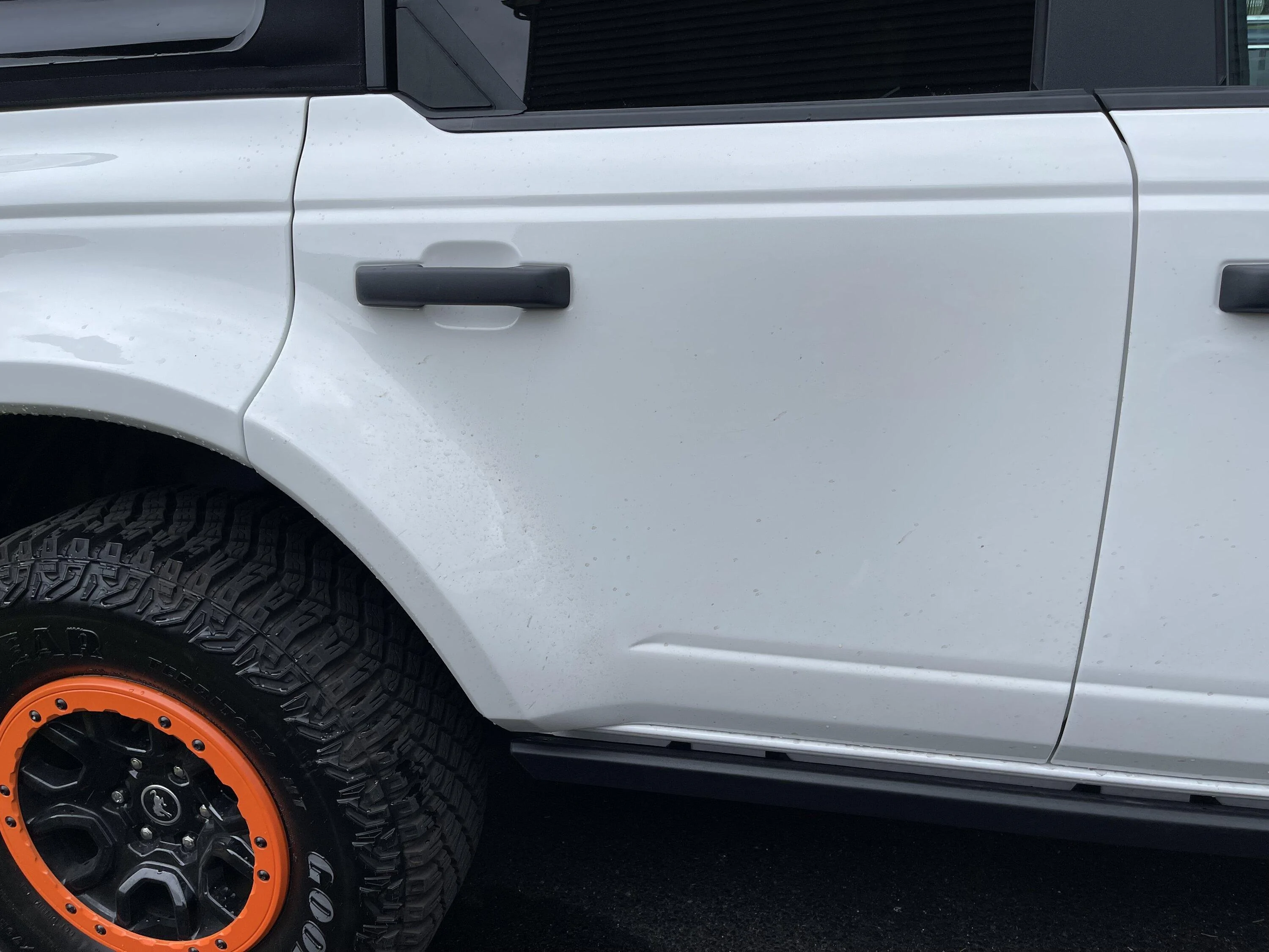 ADV Fenders + Ram Air Hood Install on White Bronco | Bronco6G - 2021 ...