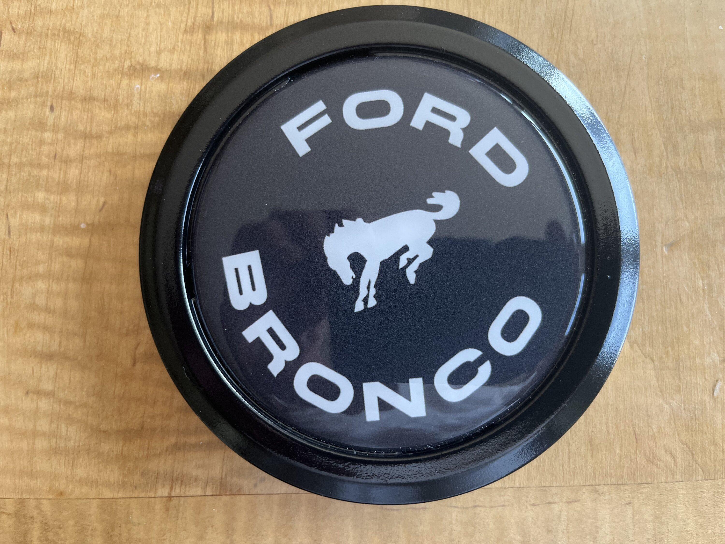 Home made custom wheel center caps | Bronco6G - 2021+ Ford Bronco ...