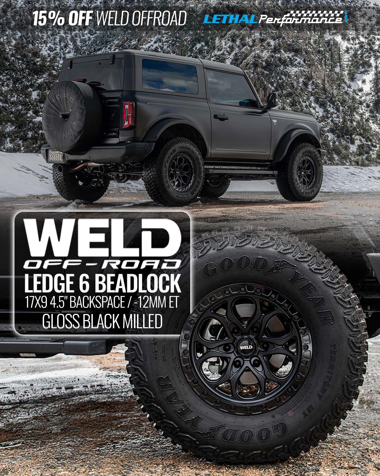Weld Off-Road Wheels for your Bronco on SALE!! | Bronco6G - 2021+ Ford ...