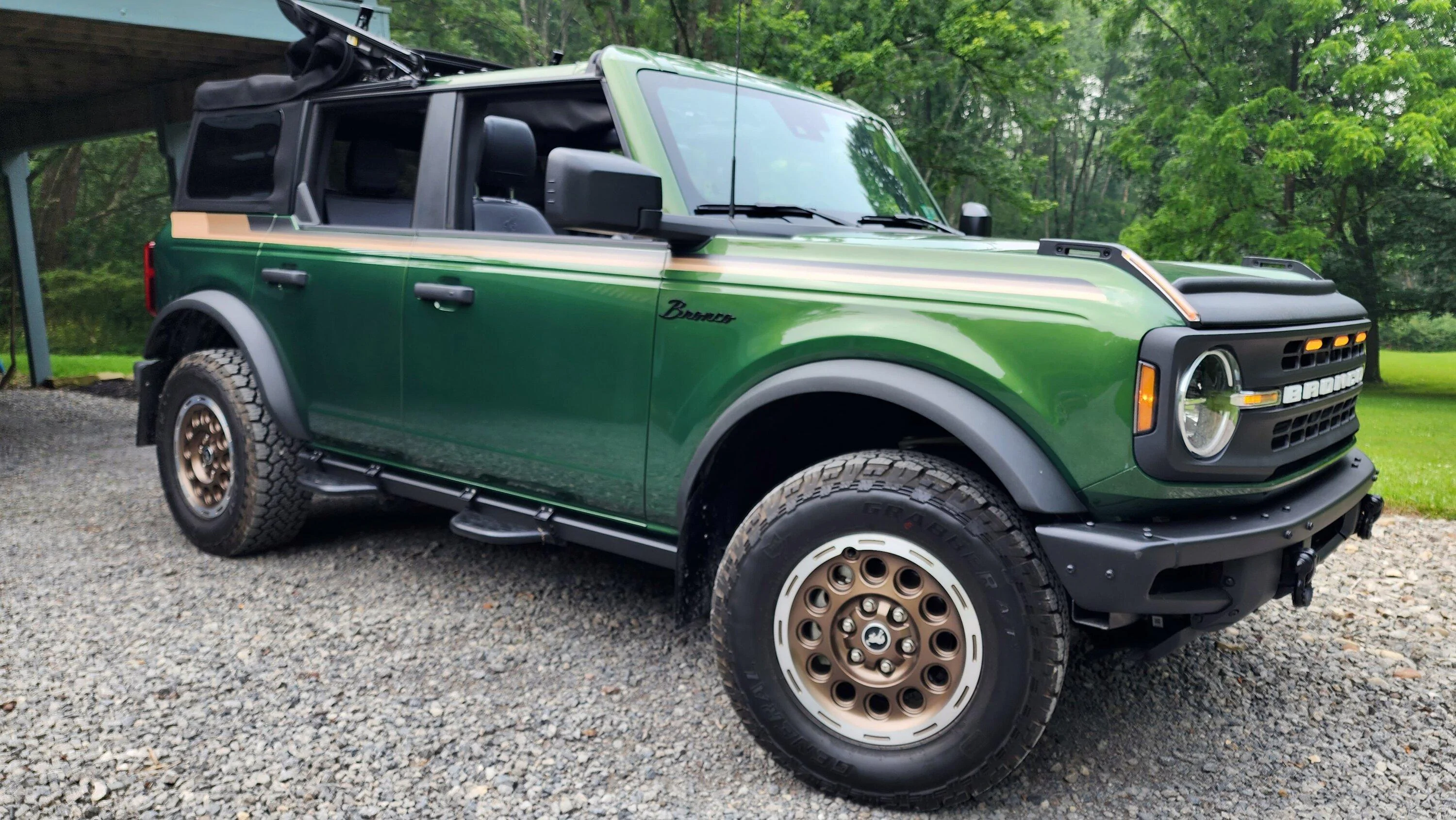 New 17" Sinister Bronze Wheels Kit from Ford Performance for Bronco ...