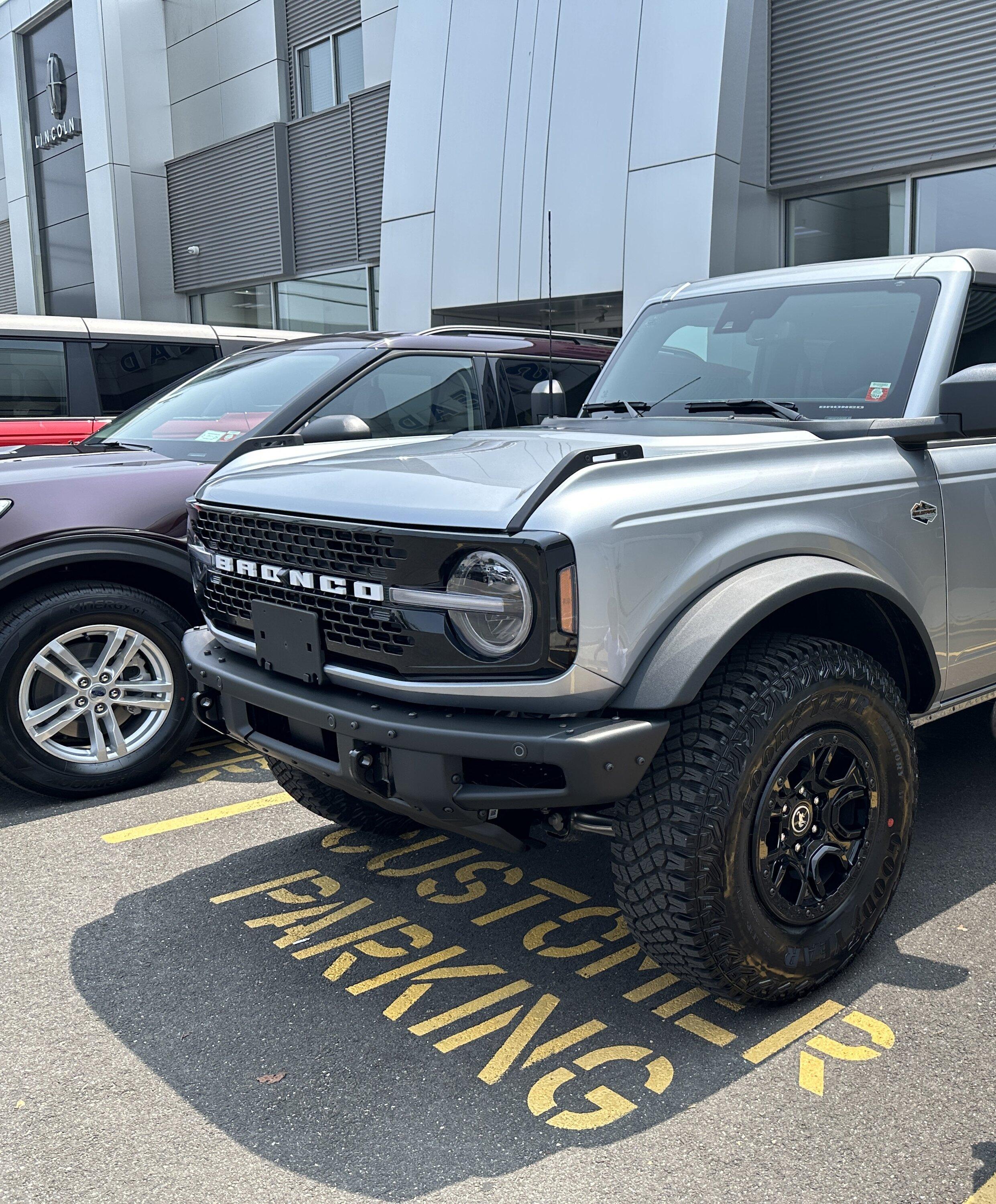 Mandatory front license plate bracket | Bronco6G - 2021+ Ford Bronco ...