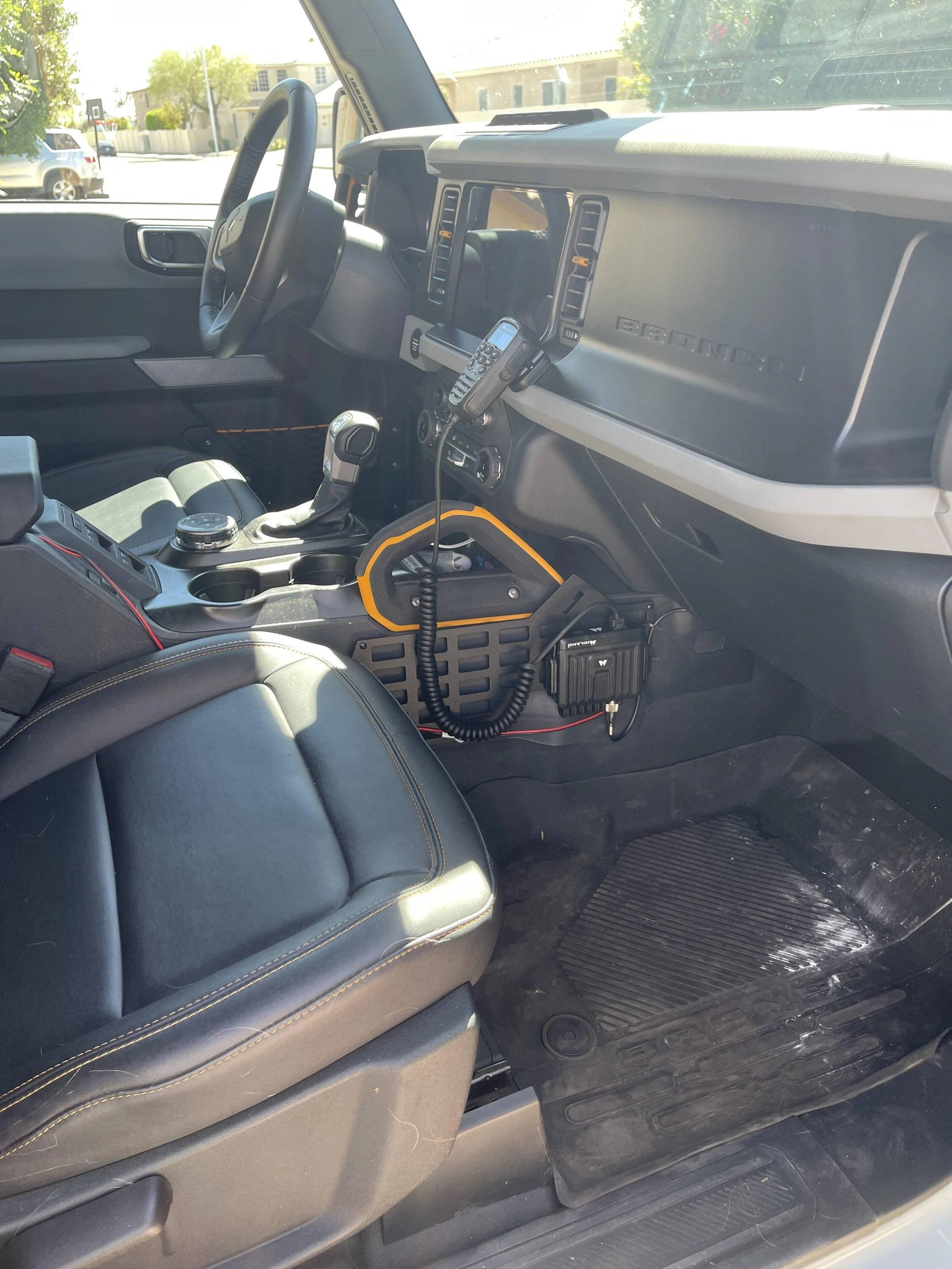 GMRS Radio install with tailgate mounted antenna | Bronco6G - 2021 ...