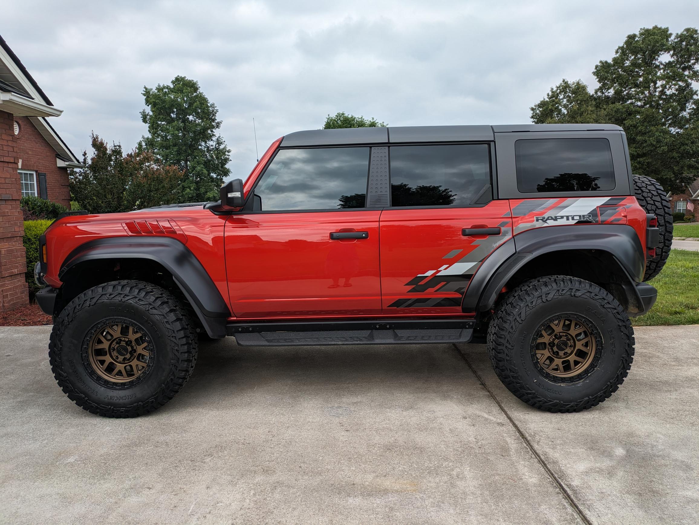Hot Pepper Red Bronco Raptor teams up with Weld Racing Wheels and ...